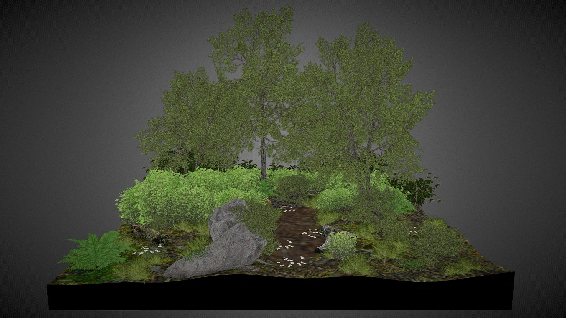 Forest Environment - 3D model by AF1Q (@afiqshahid) [529e5e7] - Sketchfab