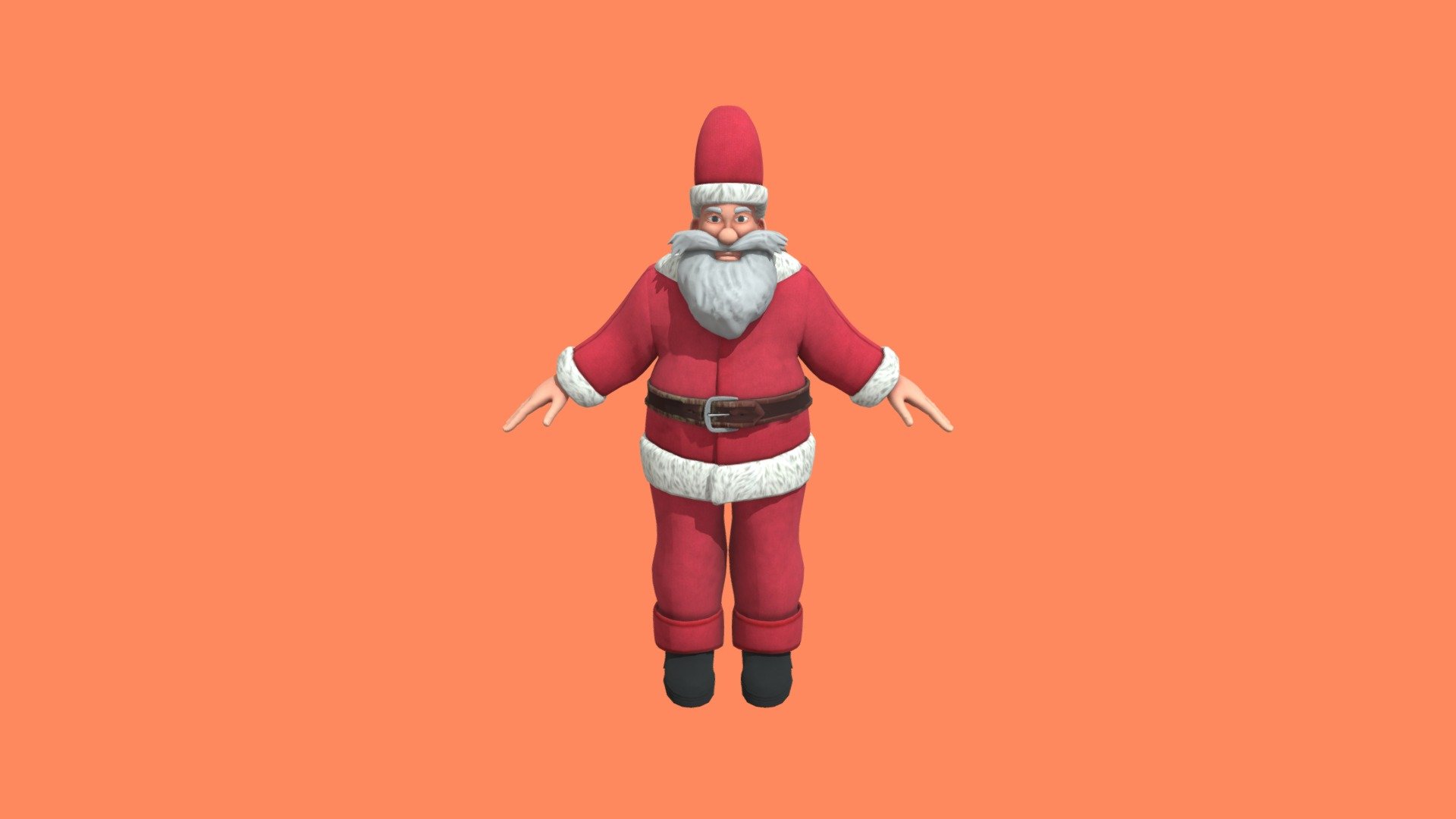 Santa low poly - Buy Royalty Free 3D model by Unicornanimo ...