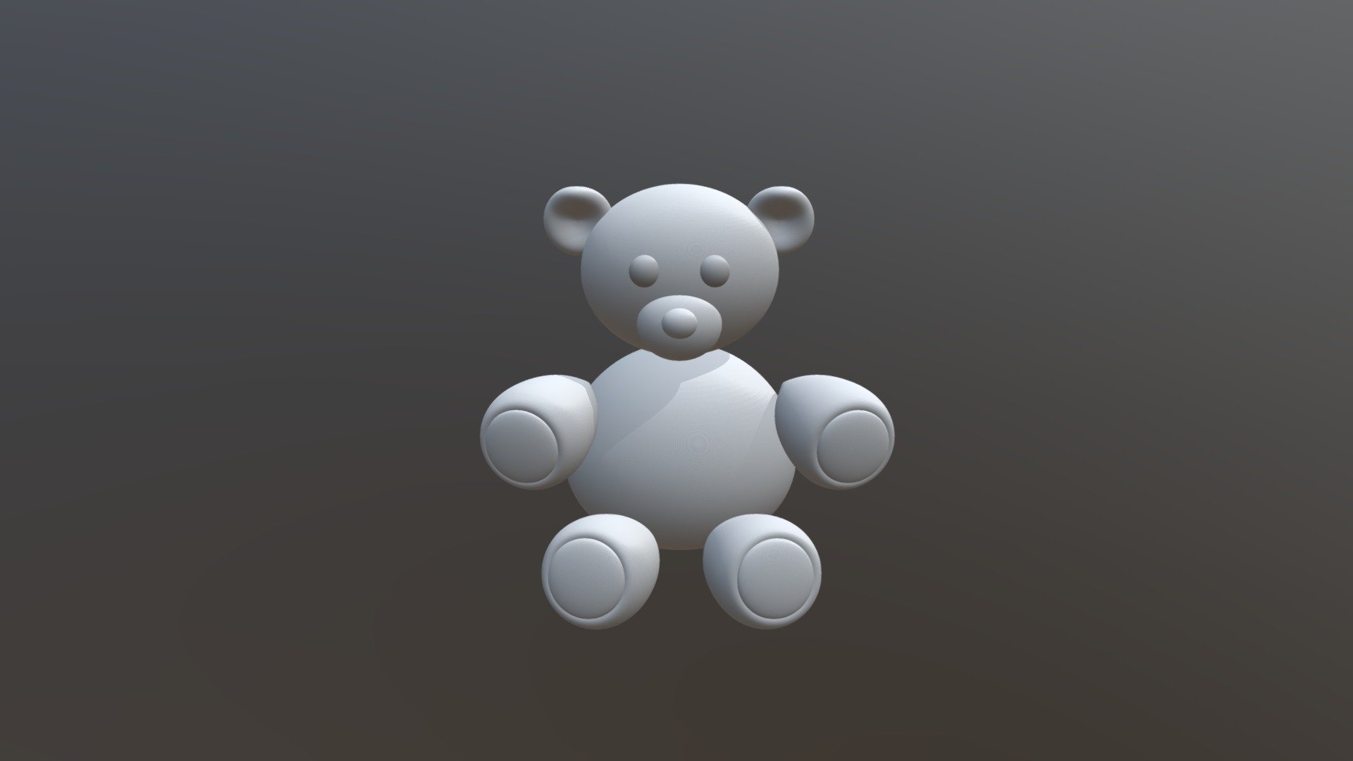 Teddy Bear Model - Download Free 3D model by hayleyadams [529e8e6 ...
