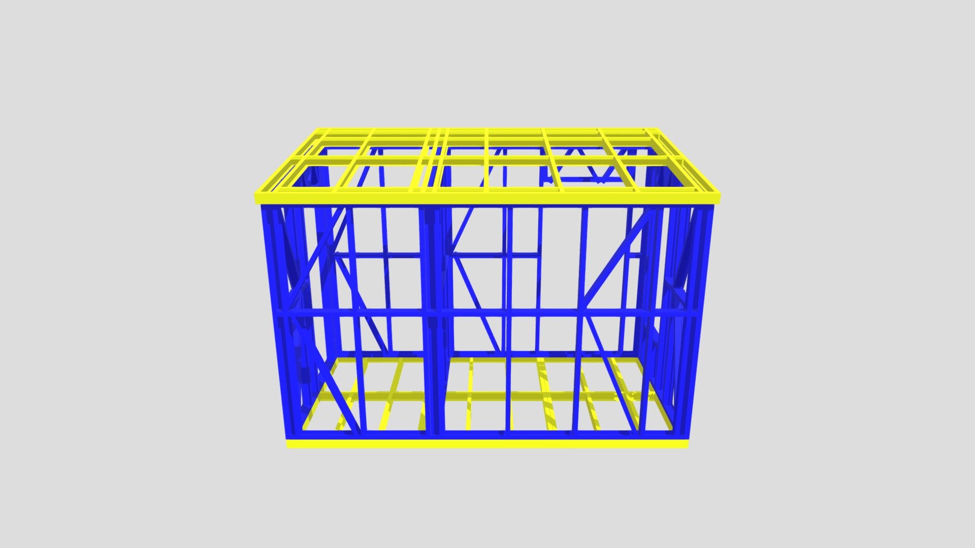 Small shed 1.8x3.6 - 3D model by ArmstrongSteelFraming [52a0494 ...