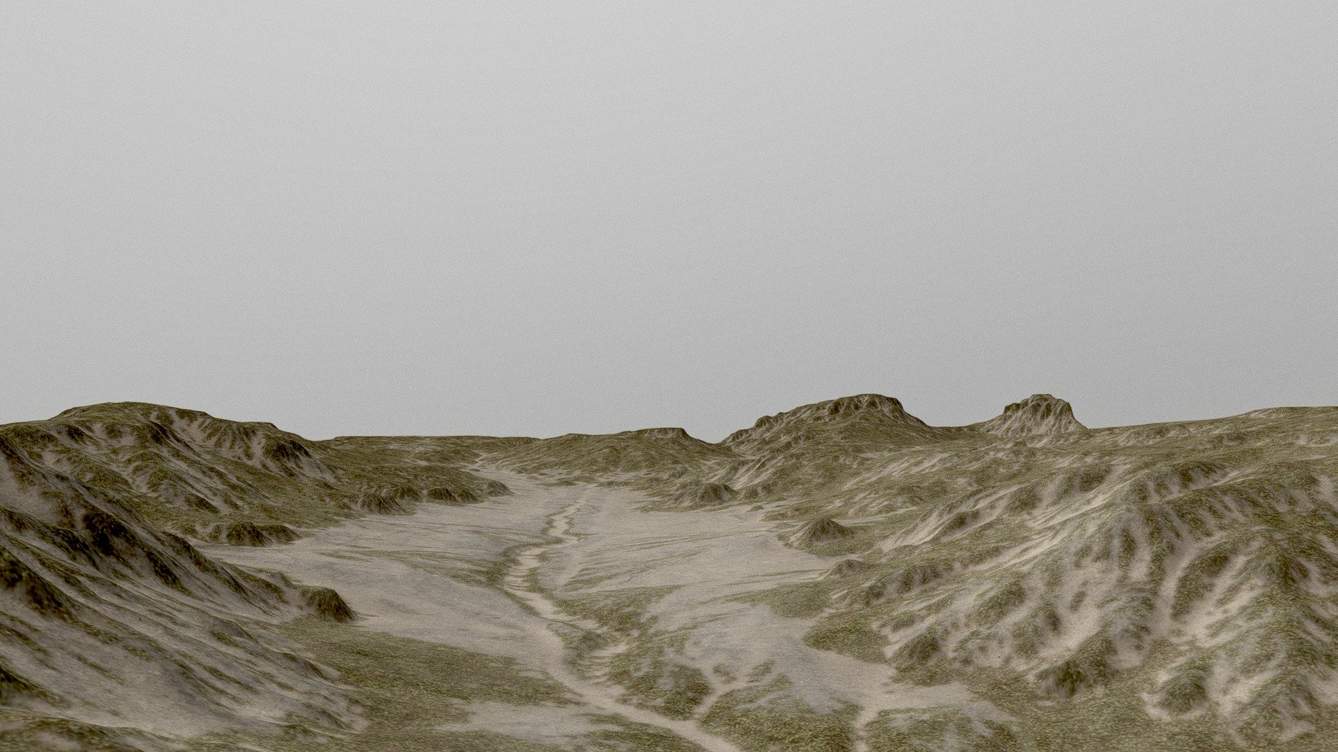 Landscape Mountain Terrain #19489 - Buy Royalty Free 3D model by ...