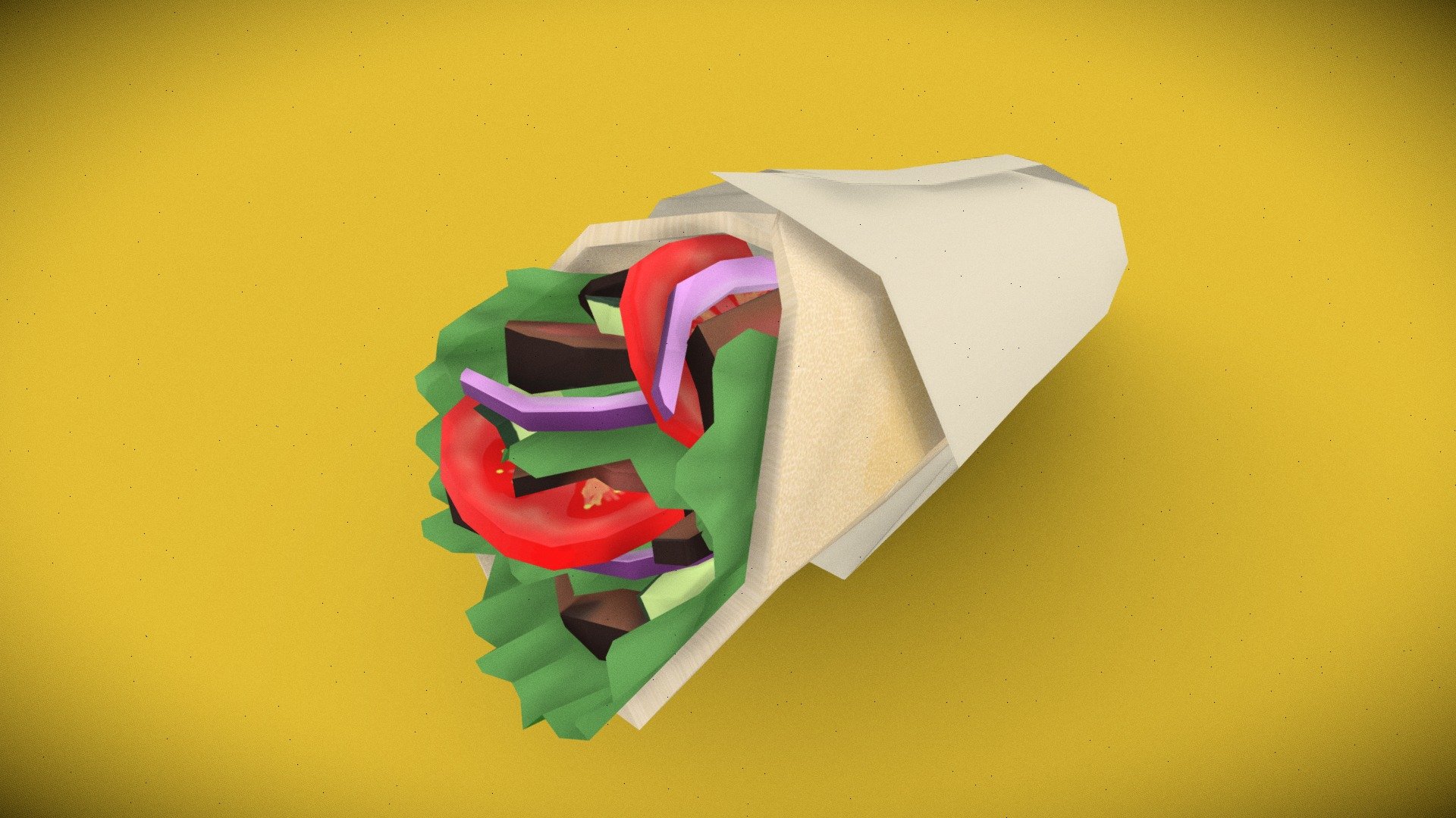 Shawarma - 3D model by Brew (@Espressoul) [52a1774] - Sketchfab