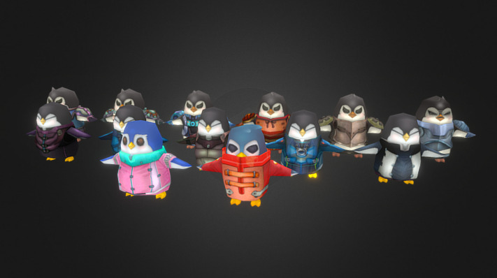 All Penquin Asset - 3D model by dogmar666 [52a3ba1] - Sketchfab