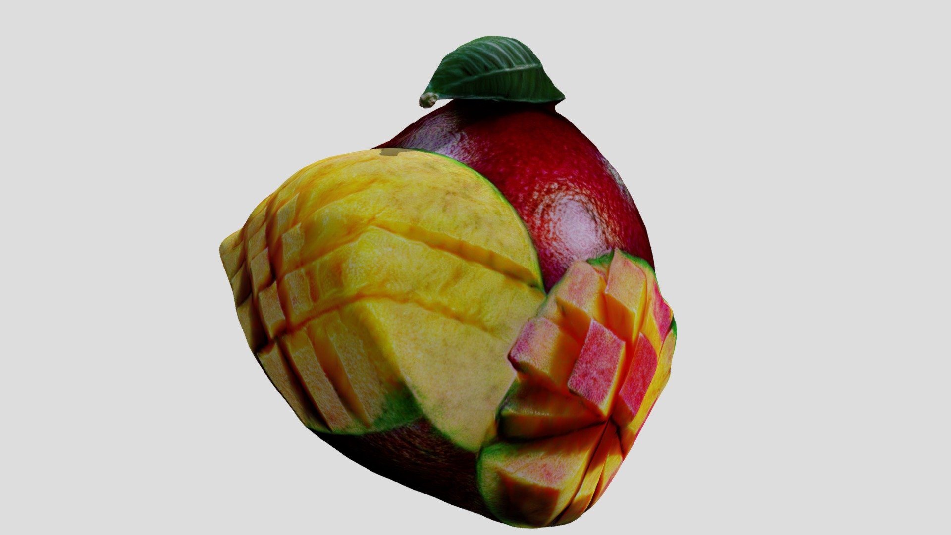 Mango fruit 2d to 3d CSM KAEDIM - 3D model by Budots Media ...