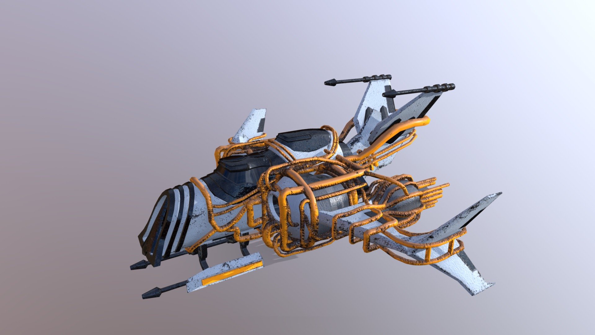 Spaceship Pack 03 - 3D model by creative.avl [52a57fa] - Sketchfab
