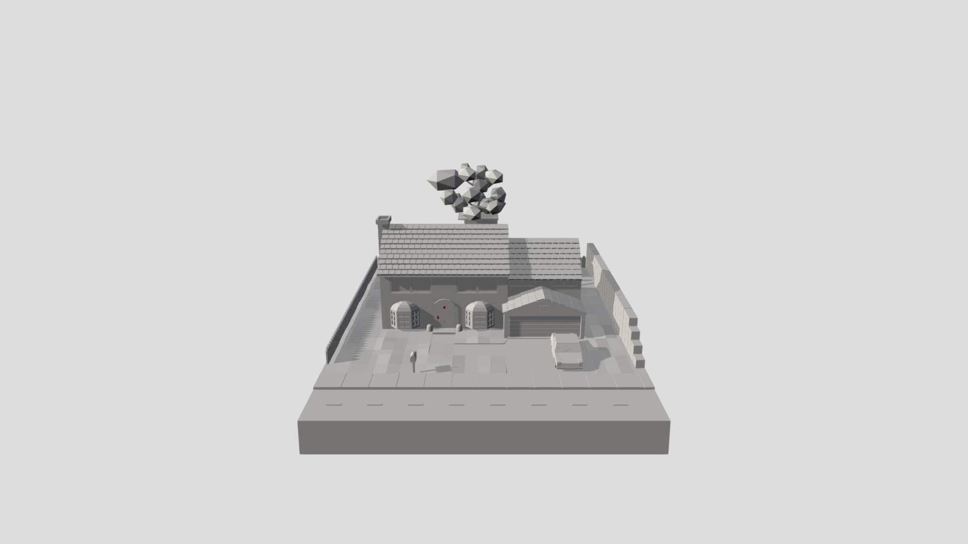 Simpsons house - 3D model by danielrod16 [52a5ebb] - Sketchfab