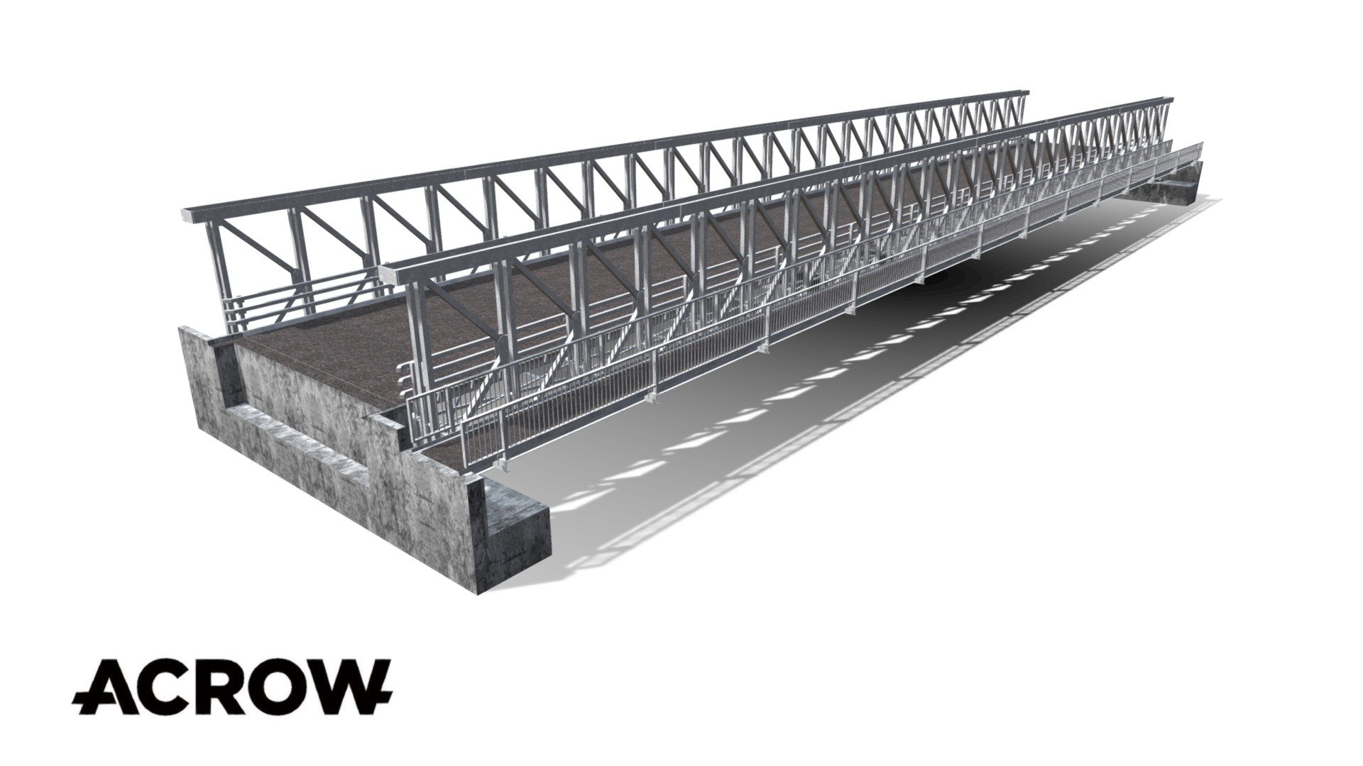 Mabey Delta™ Bridge - 3D model by ©Acrow. All rights reserved. (@Acrow ...
