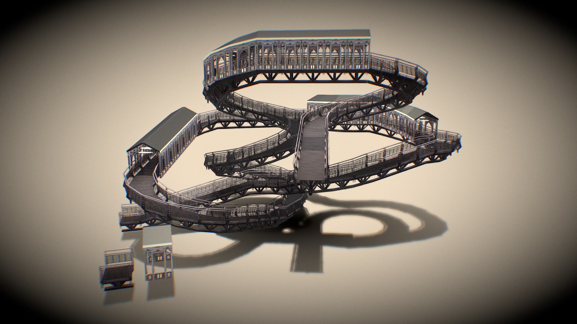Skybridge Demo - Download Free 3D model by ChamberSu (@chambersu1996 ...