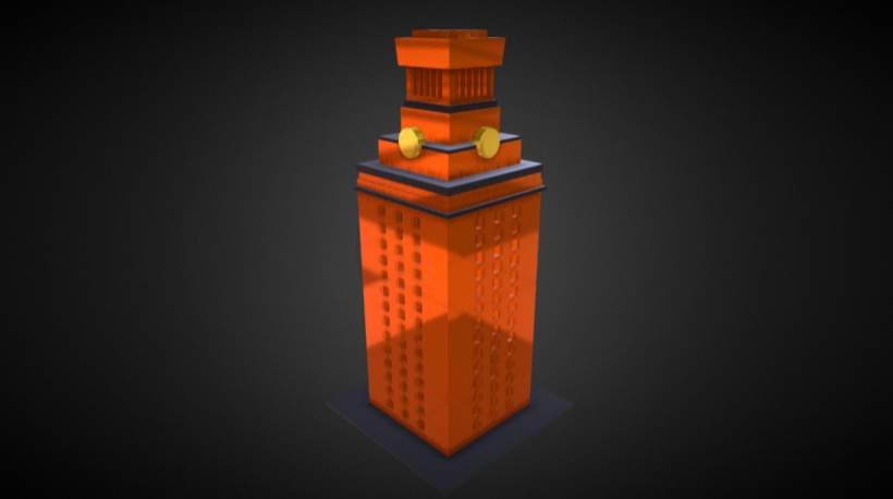 UT Tower - Download Free 3D model by Joey (@joeyj) [52a8f65] - Sketchfab