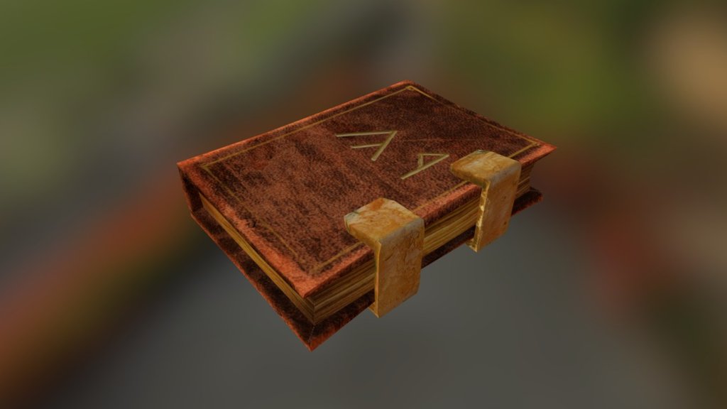 Spellbook - 3D model by poppylomax [52ab9f0] - Sketchfab