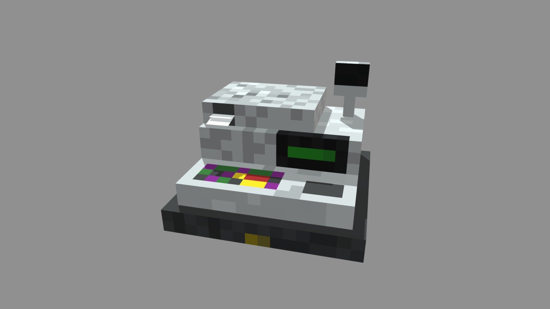 Cash Register - 3D model by CKostis (@KostisMalade) [52ac452] - Sketchfab