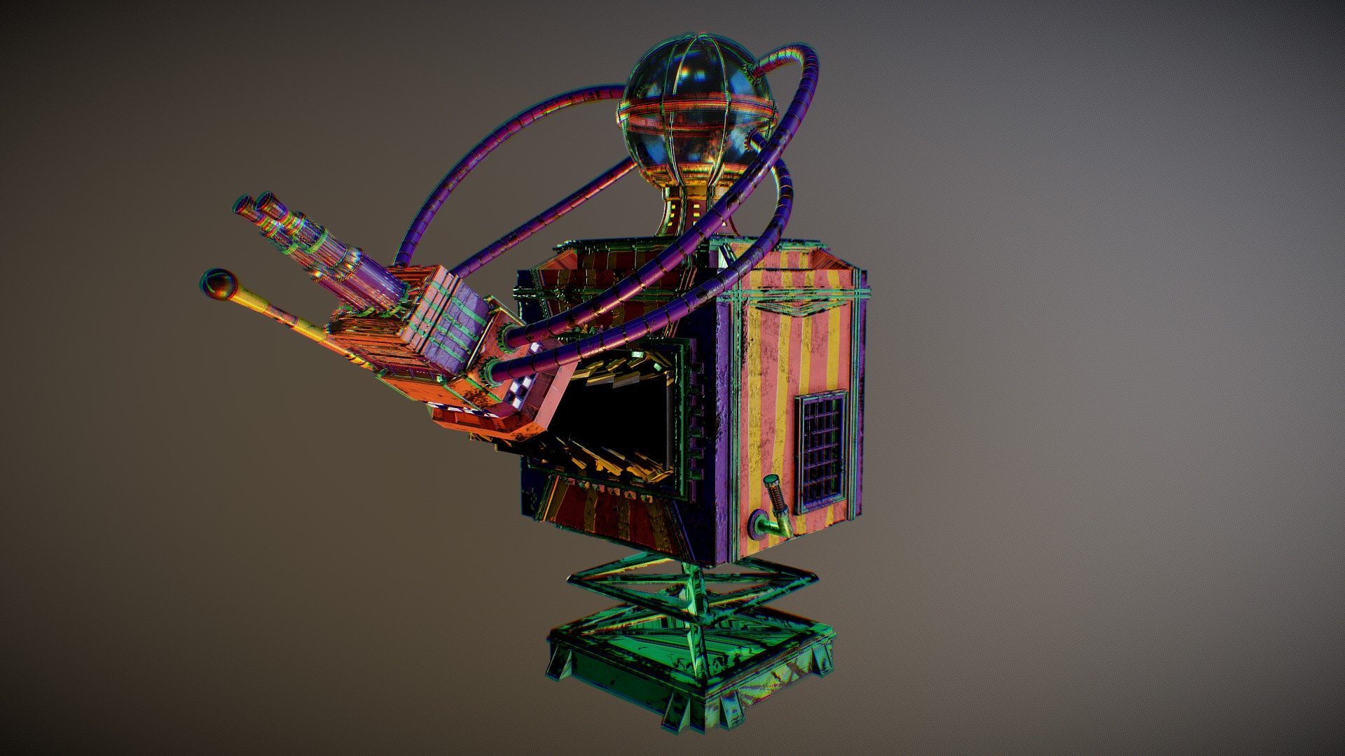 Eye Exchanging Machine - 3D model by maciejkovalski [52acc16] - Sketchfab