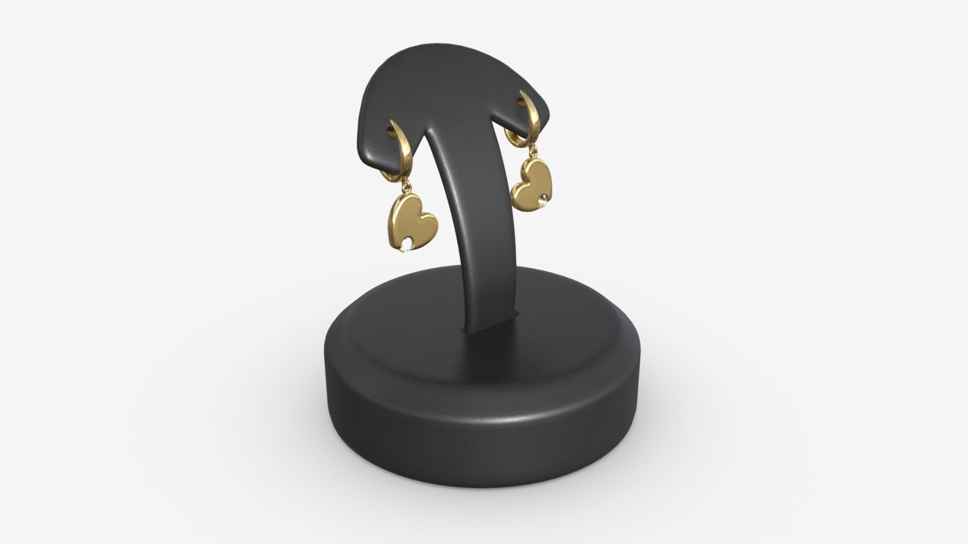 Earrings Leather Display Holder Stand 03 - Buy Royalty Free 3D model by ...