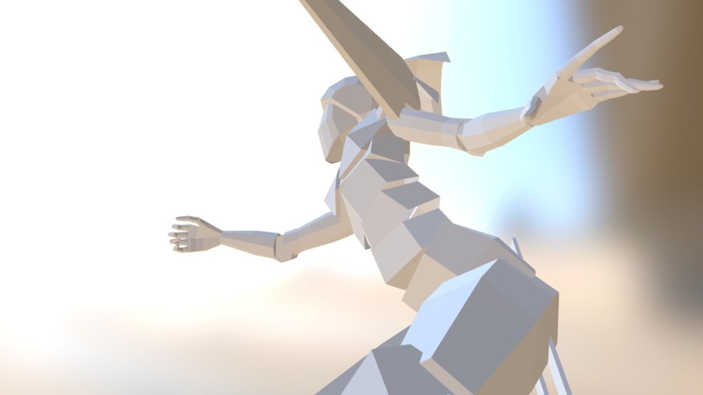 Posed Falling - 3D model by Valthalin [52ae957] - Sketchfab