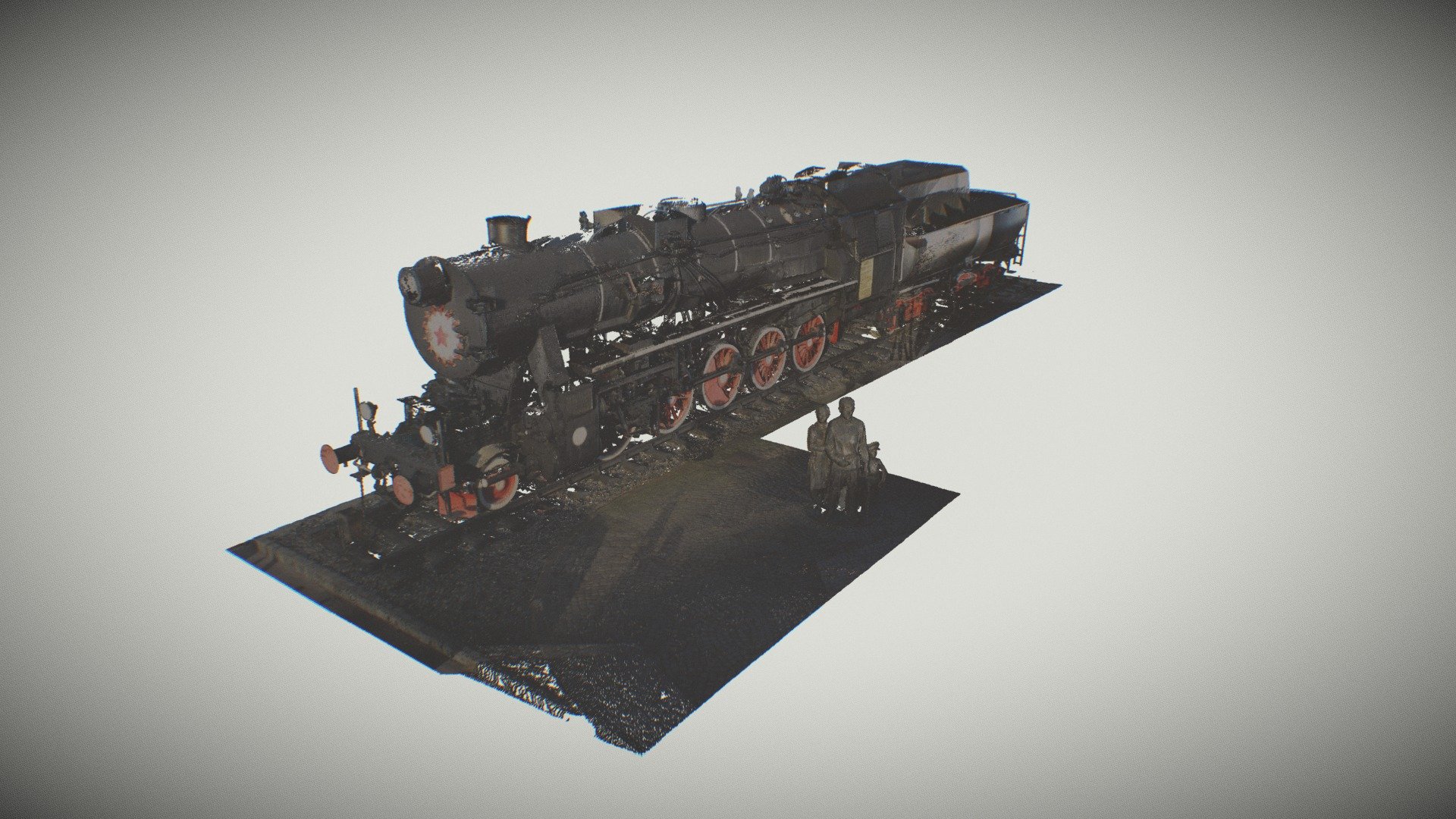 Steam locomotive series TE No. 7336 - 3D model by 13issues [52afff2 ...