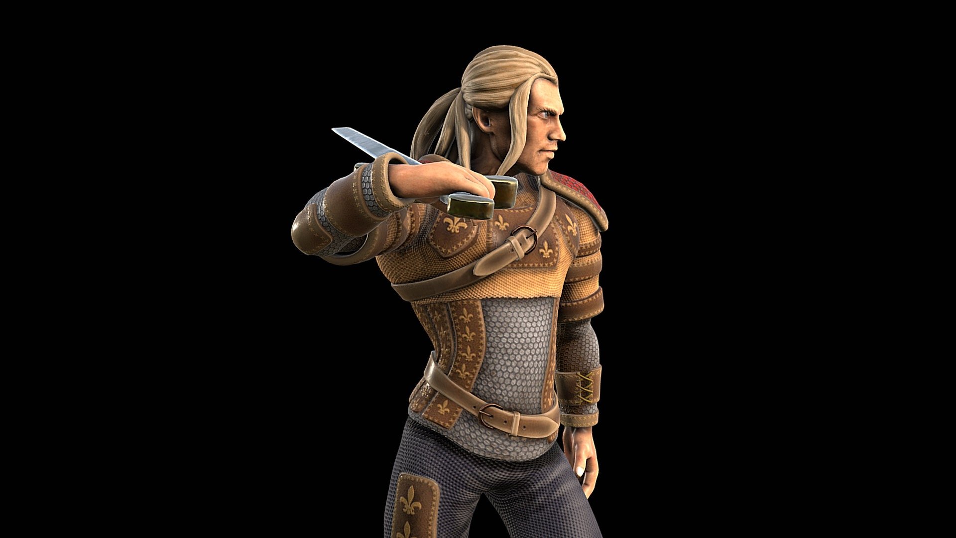 Fantasy Warrior - 3d printable - Download Free 3D model by Andy ...