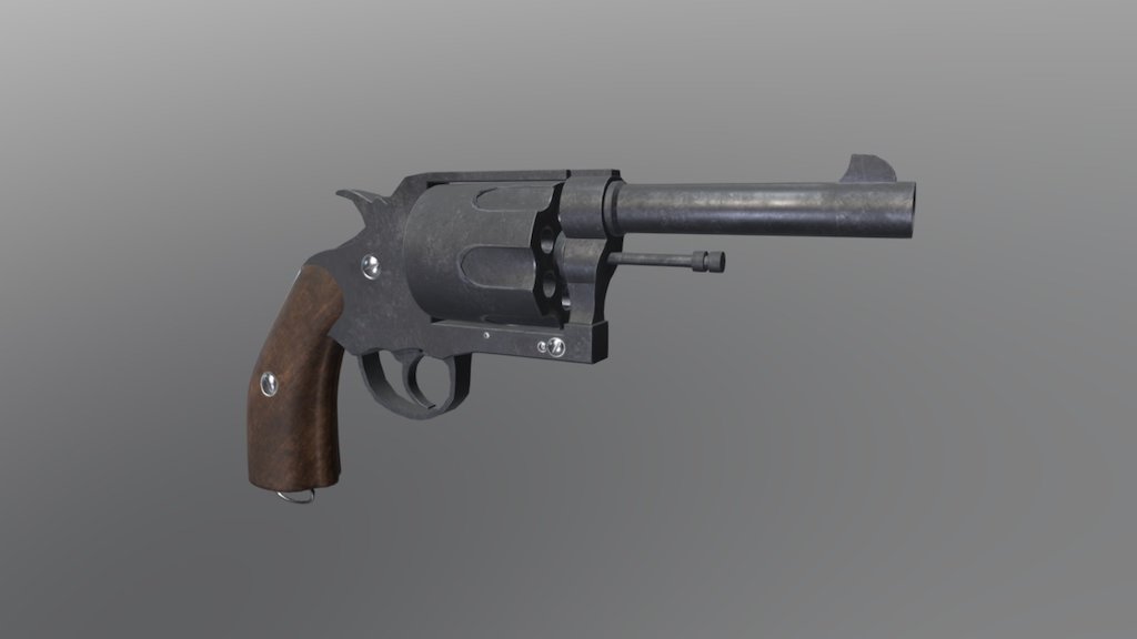 Revolver - 3D model by tolbertjl711 [52b3fa5] - Sketchfab