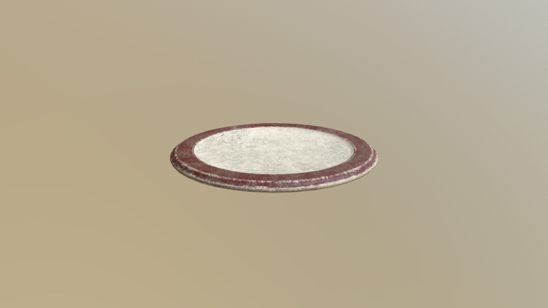Plate - 3D model by dgeraci [52b40a3] - Sketchfab