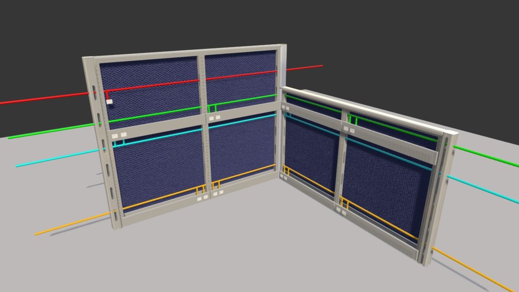 Electrical & data cable schematic -r2 - 3D model by Styloffice (@egu ...