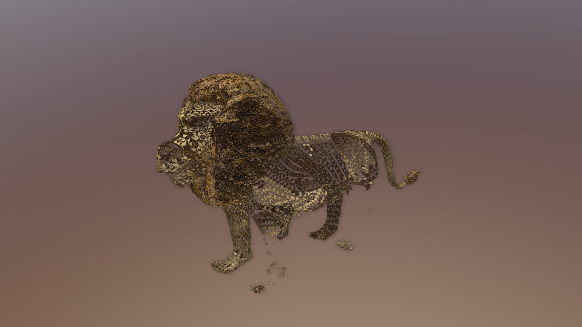 Lion - 3D model by Gabriel (@outlawblaze) [52b4bc9] - Sketchfab