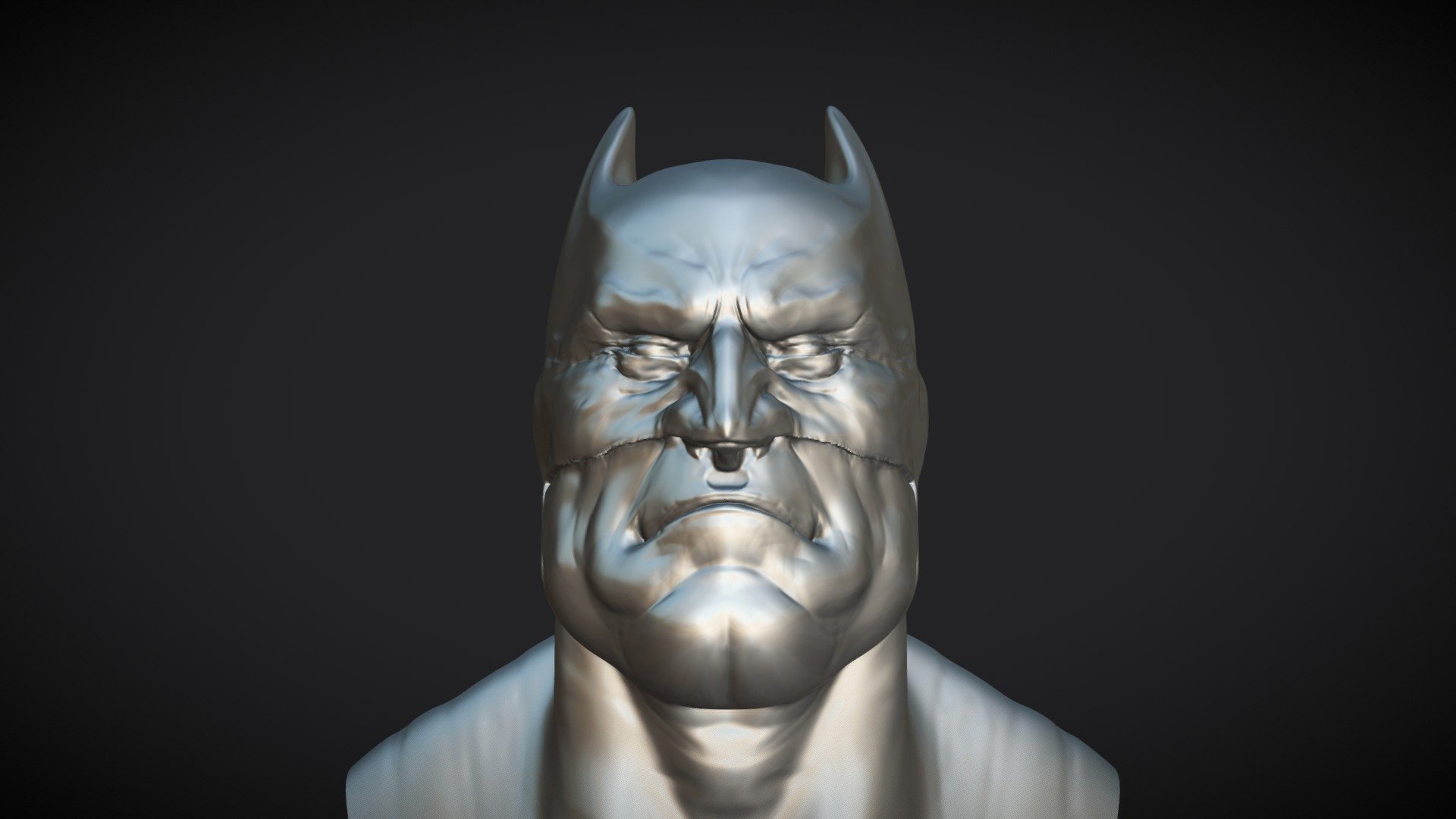 Batman bust - 3D model by enricsant [52b580d] - Sketchfab