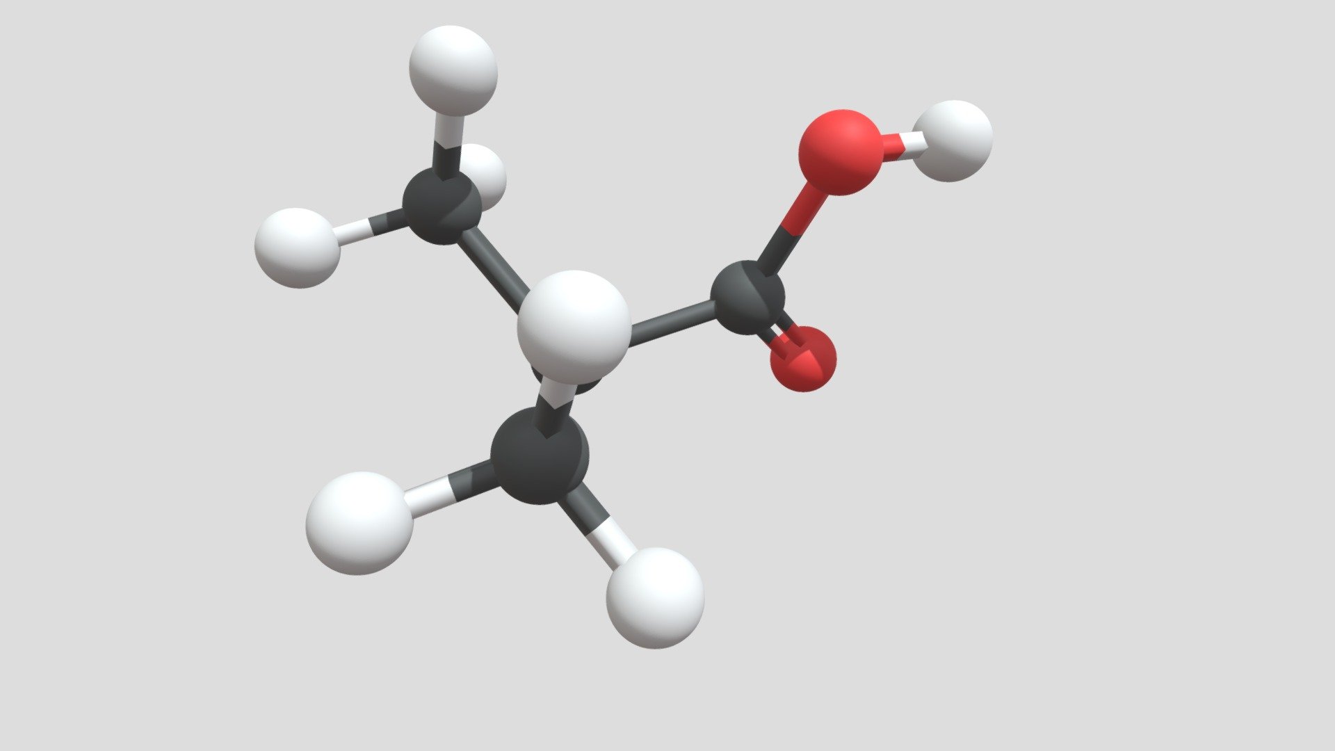 2_methylpropanoic - 3D model by Dien [52b5abf] - Sketchfab