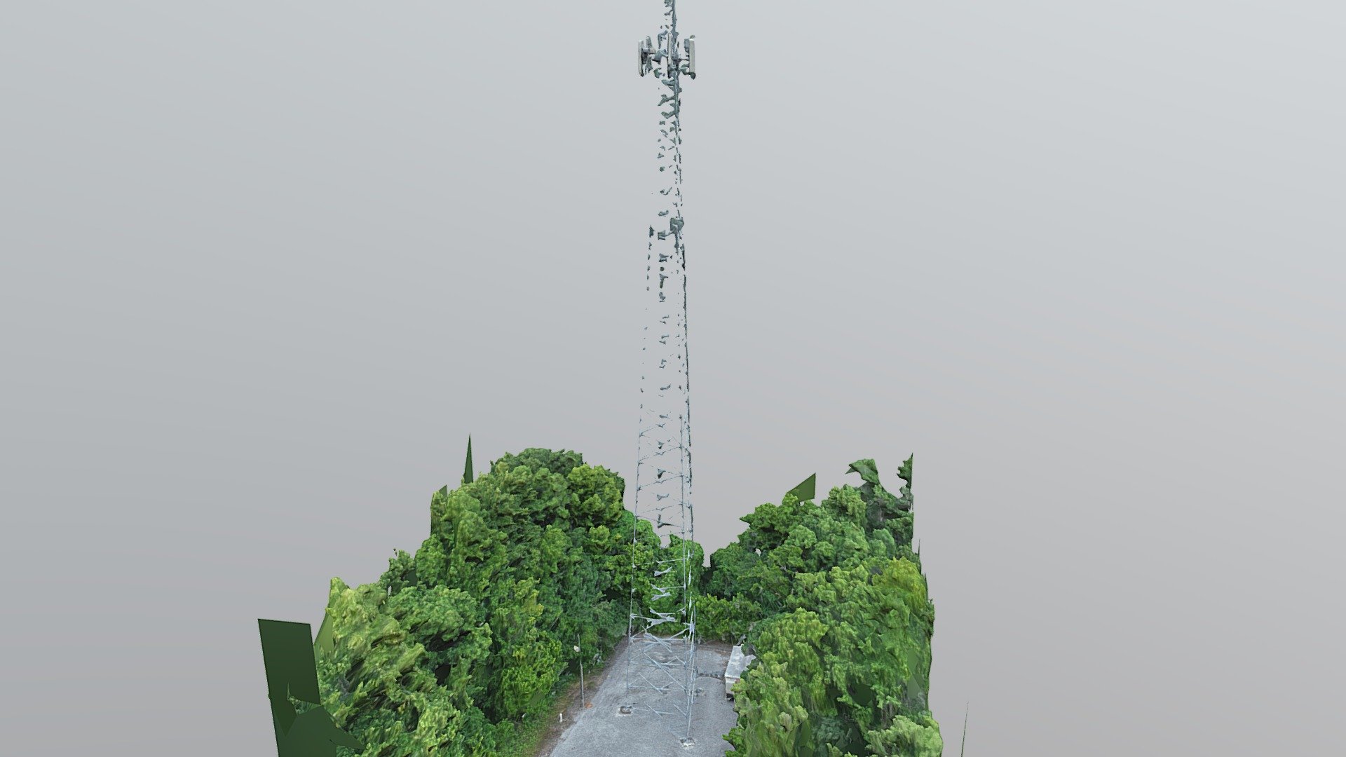 Cell Tower Reality Capture - Download Free 3D model by johnnokomis [52b75ab] - Sketchfab