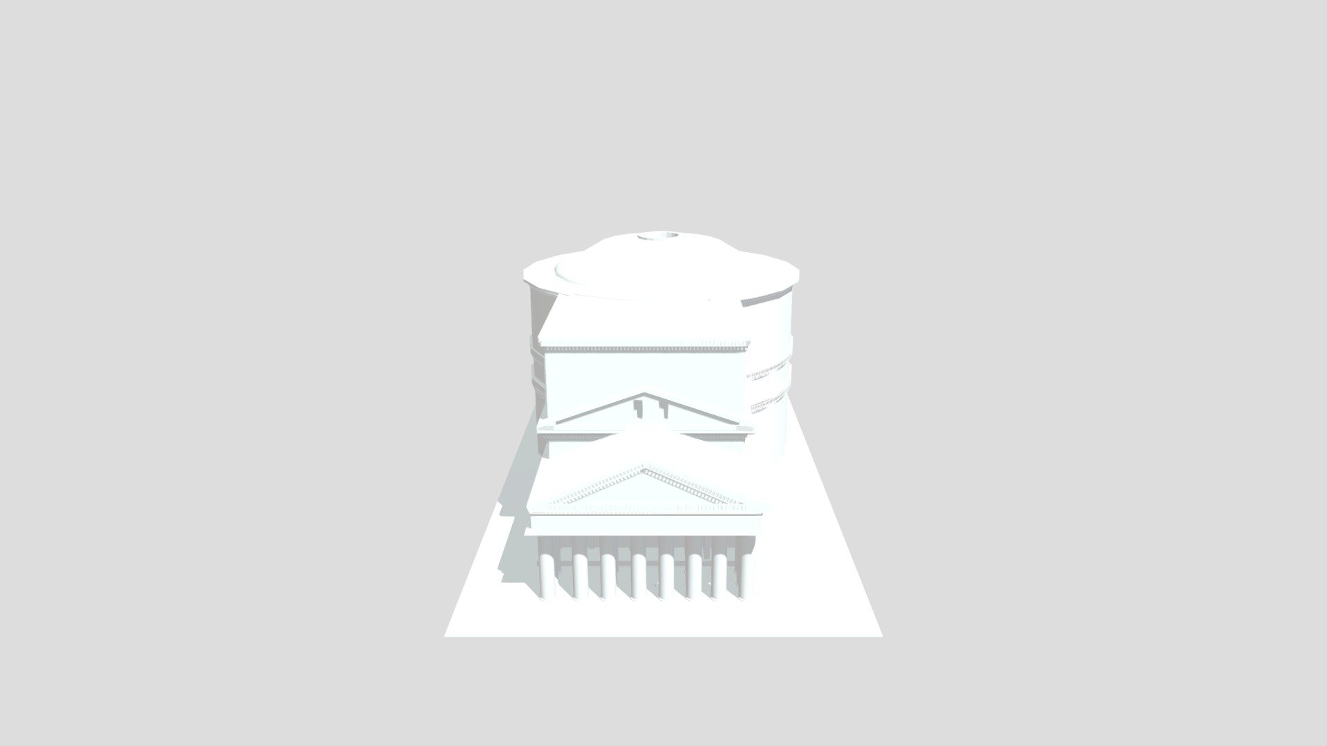 Pantheon - 3D model by MargaretMackenzie (@LunaWo1f) [52b8aa9] - Sketchfab