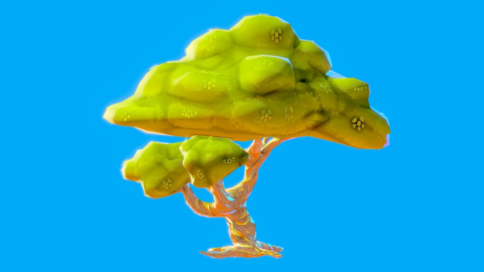 Low poly - Stylized Game Items - Tree 1 - Buy Royalty Free 3D model by ...