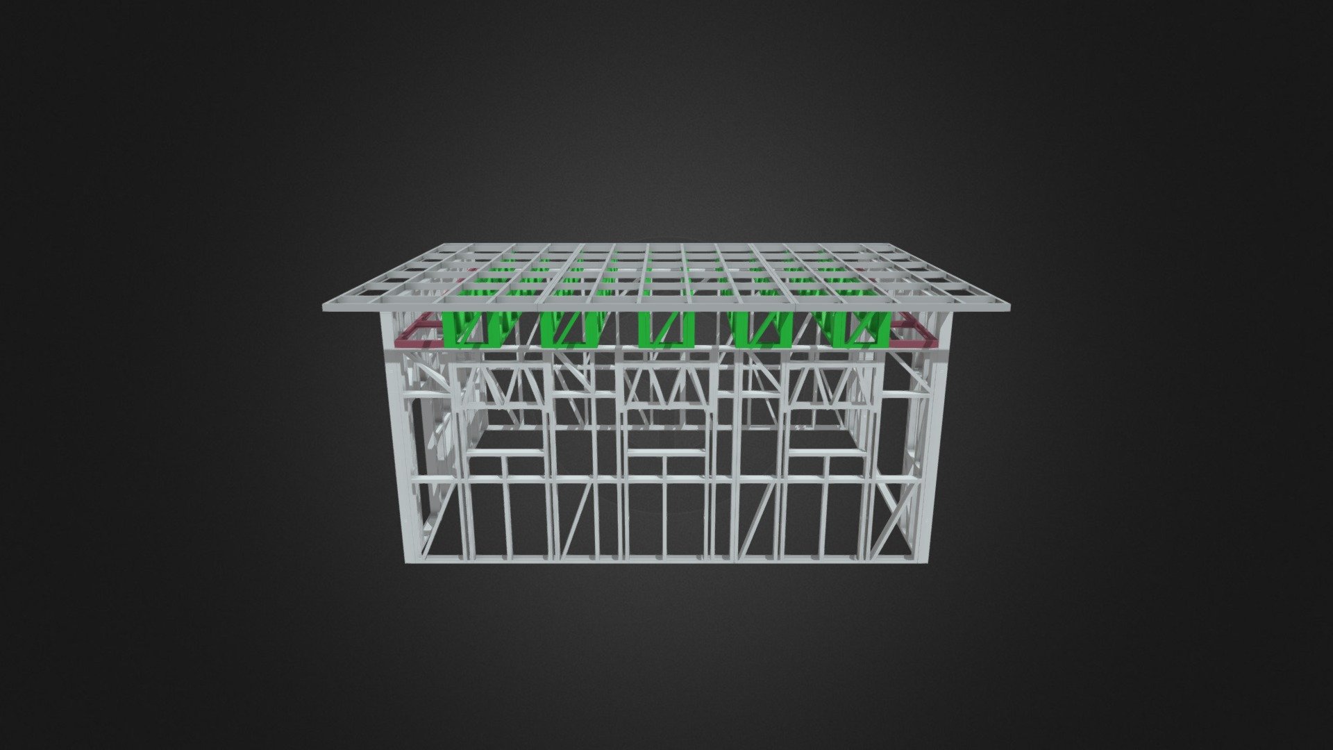 Гараж Иркутск Фомичев - 3D model by Frame Factory (@lozenkow) [52bb391 ...