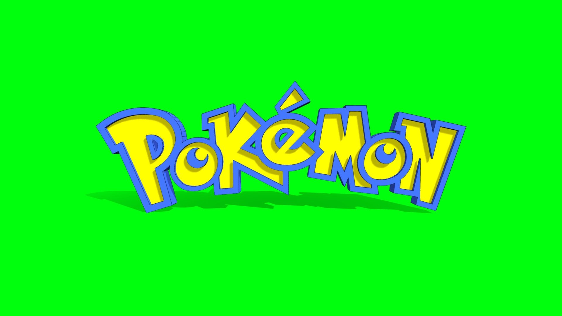 Pokémon Logo - Download Free 3D model by Zarboy086 [52bcf51] - Sketchfab