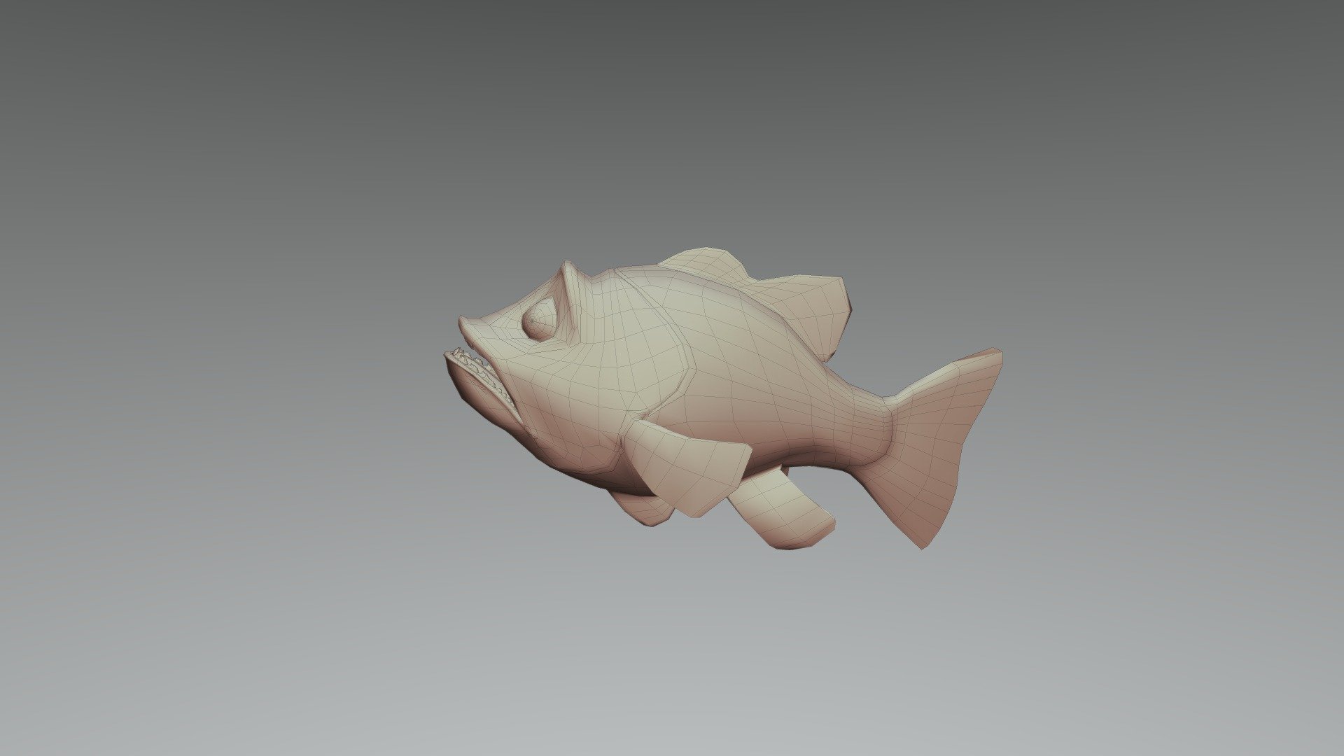 Fish Print Zbr Low - 3D model by malebolgia [52bed6c] - Sketchfab