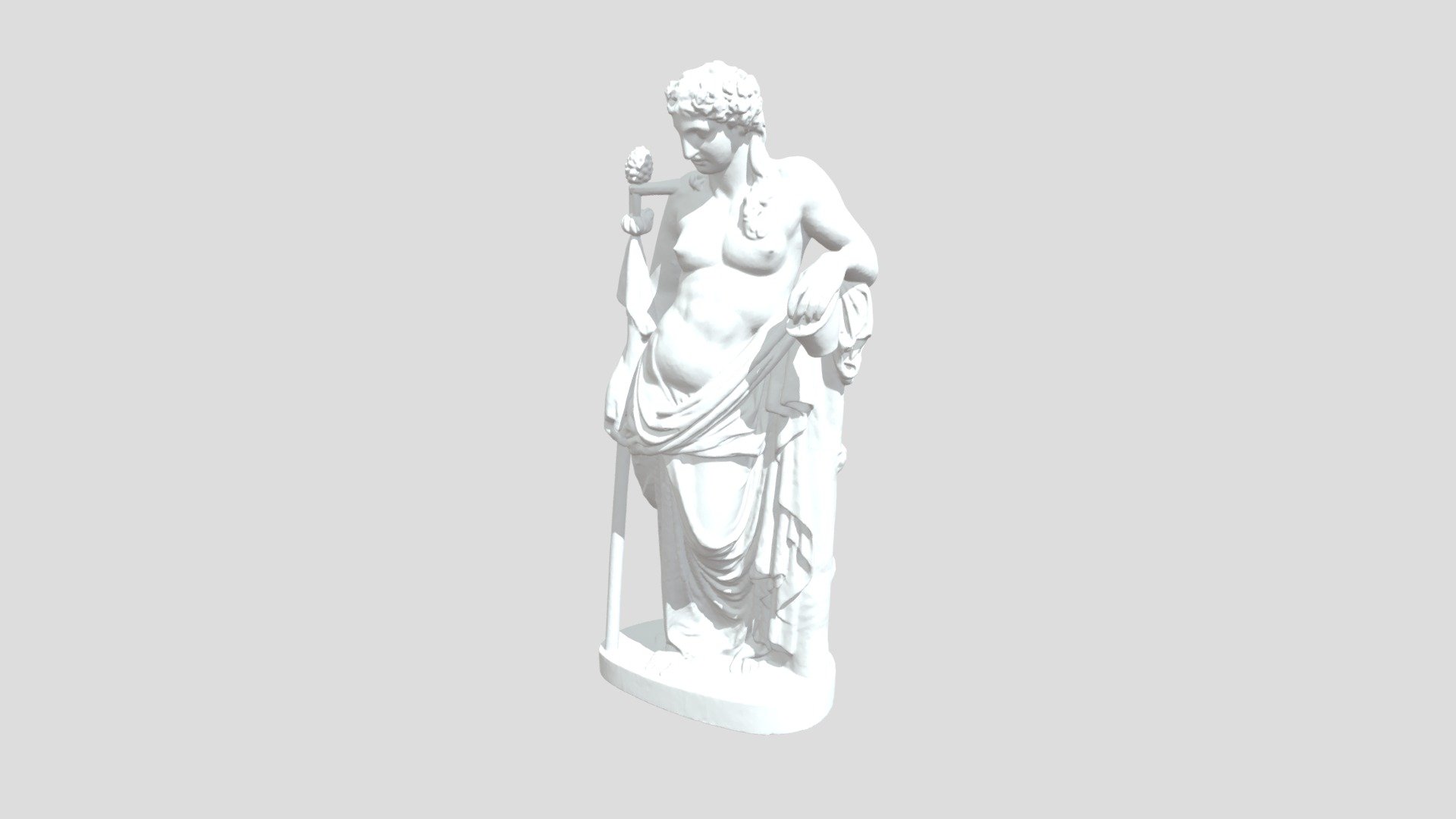 Roman God Statue - Download Free 3D model by tiburescu [52bf33f ...