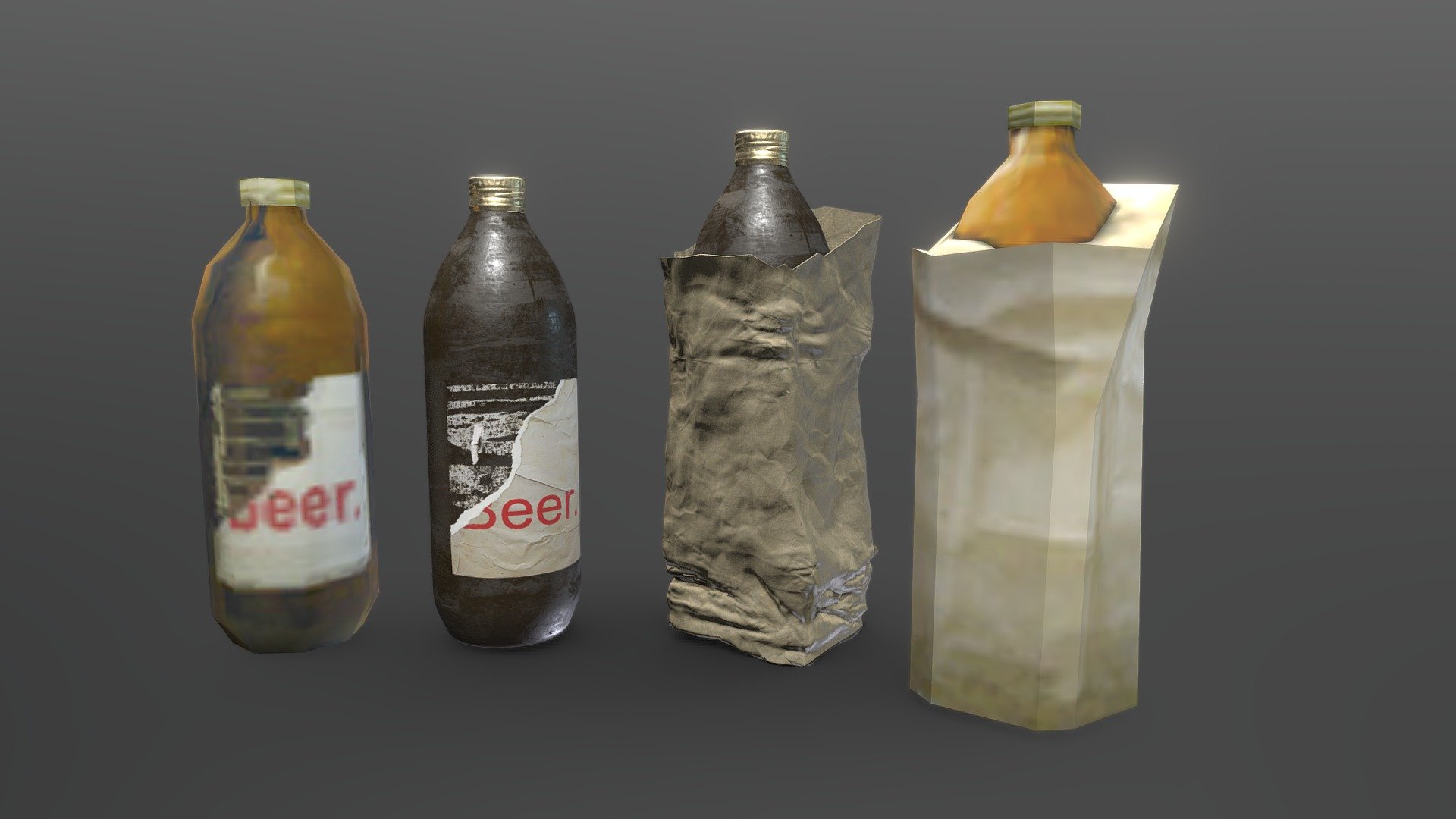 Half-Life 2 garbage_glassbottle001a Remake - 3D model by Dillon Barba ...