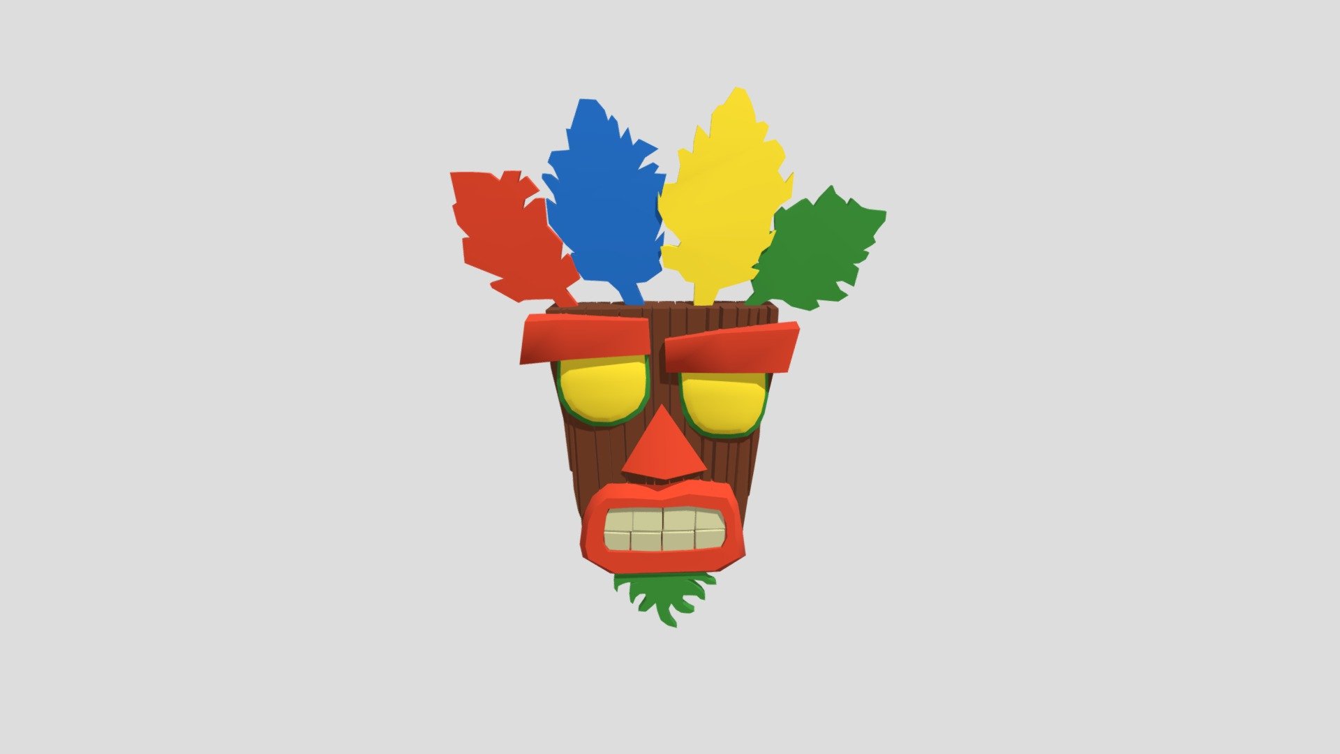 Aku Aku - Download Free 3D model by Thanos Makris (@thanosmakris ...