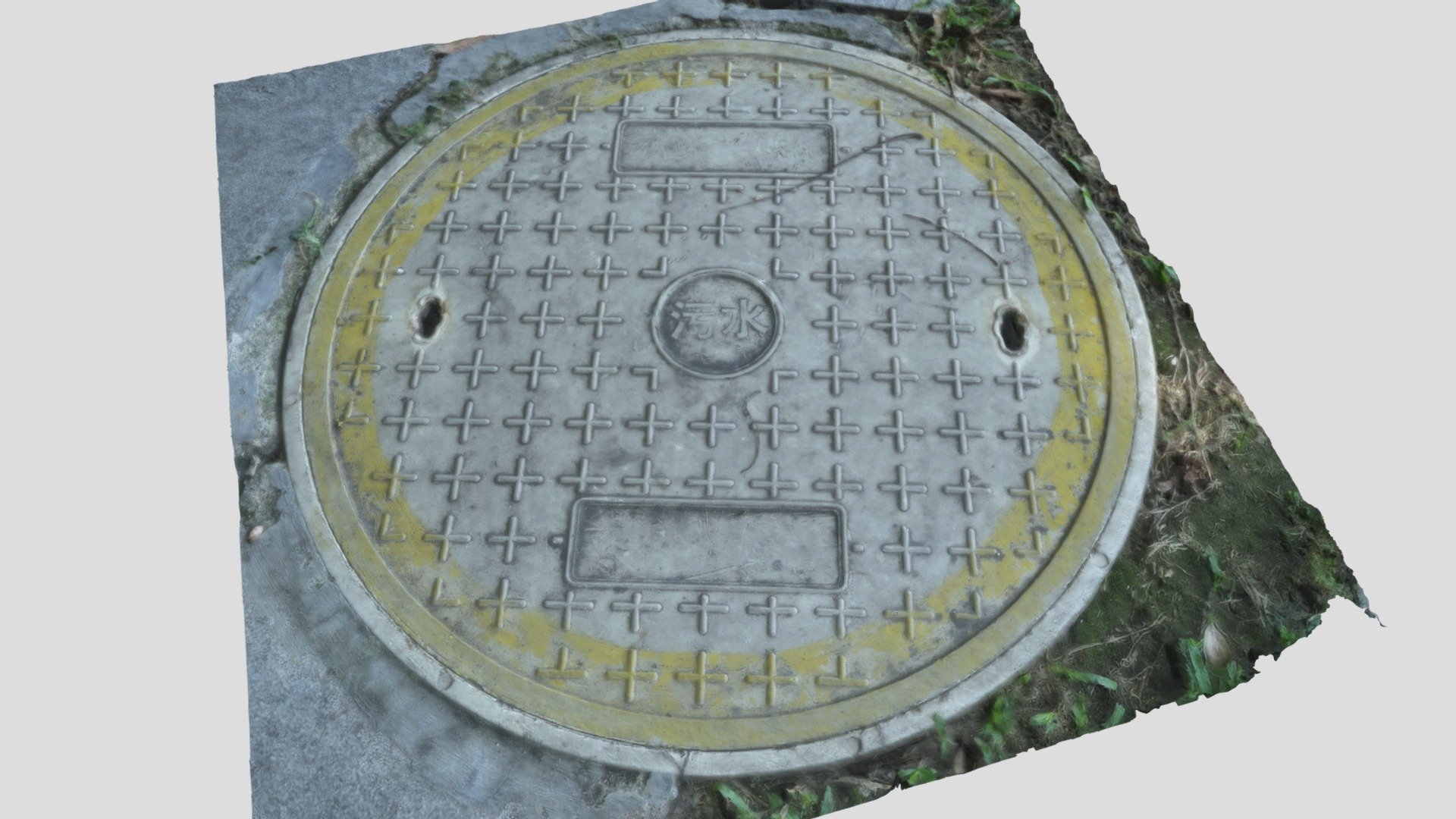 Sewage Cover 01 - Download Free 3D model by joeshu [52c4468] - Sketchfab