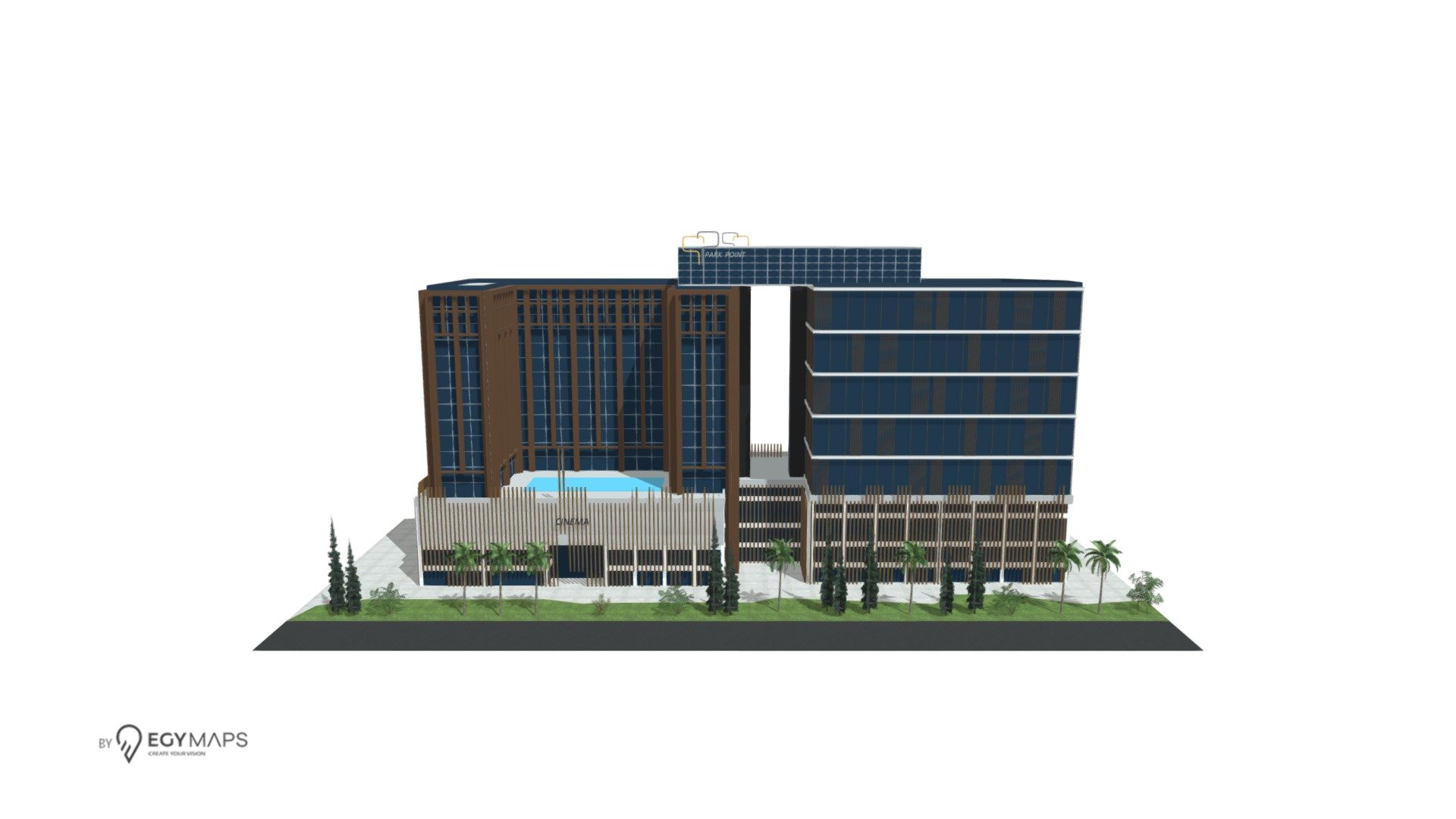 park point mall - 3D model by Egy-maps [52c483d] - Sketchfab