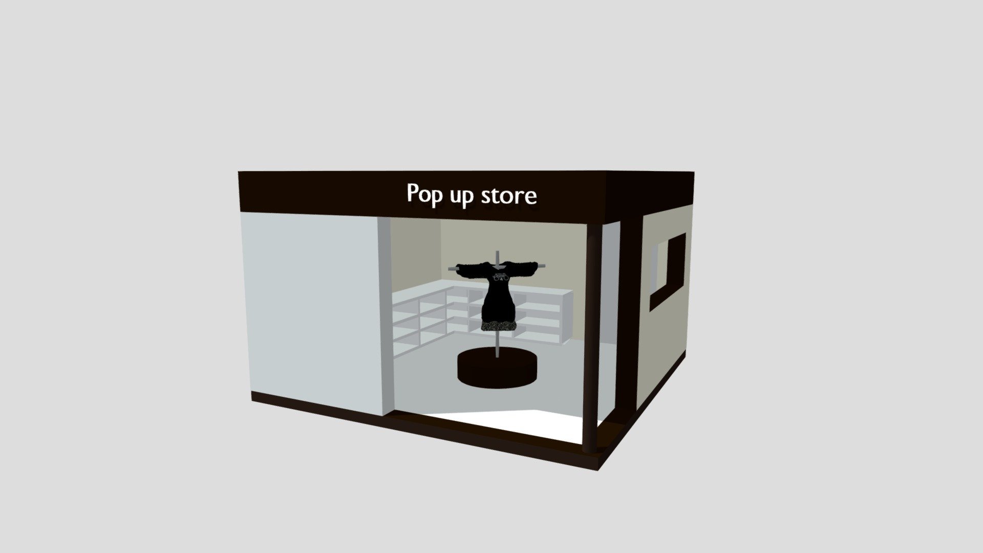 popup store - 3D model by liseh [52c7b12] - Sketchfab