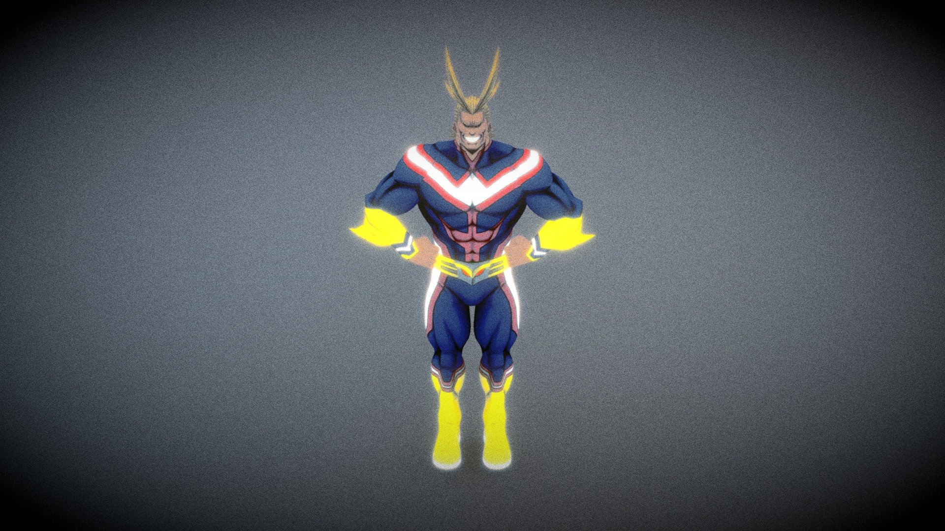 All might - 3D model by ener64 (@og141896) [52c7bcc] - Sketchfab