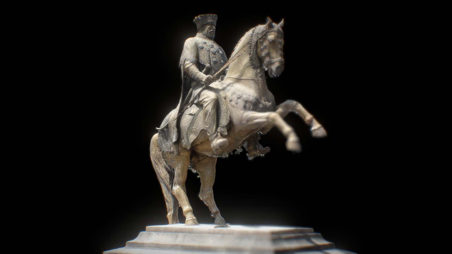 King Menelik II - Statue - 3D model by Guzomap XR Studio (@guzomap ...