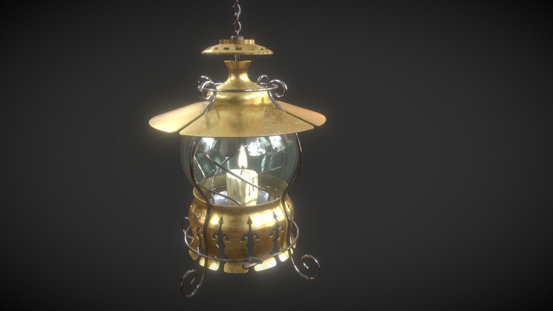 Lantern - 3D model by Frolov Oleg (@FrolovOleg) [52c8711] - Sketchfab
