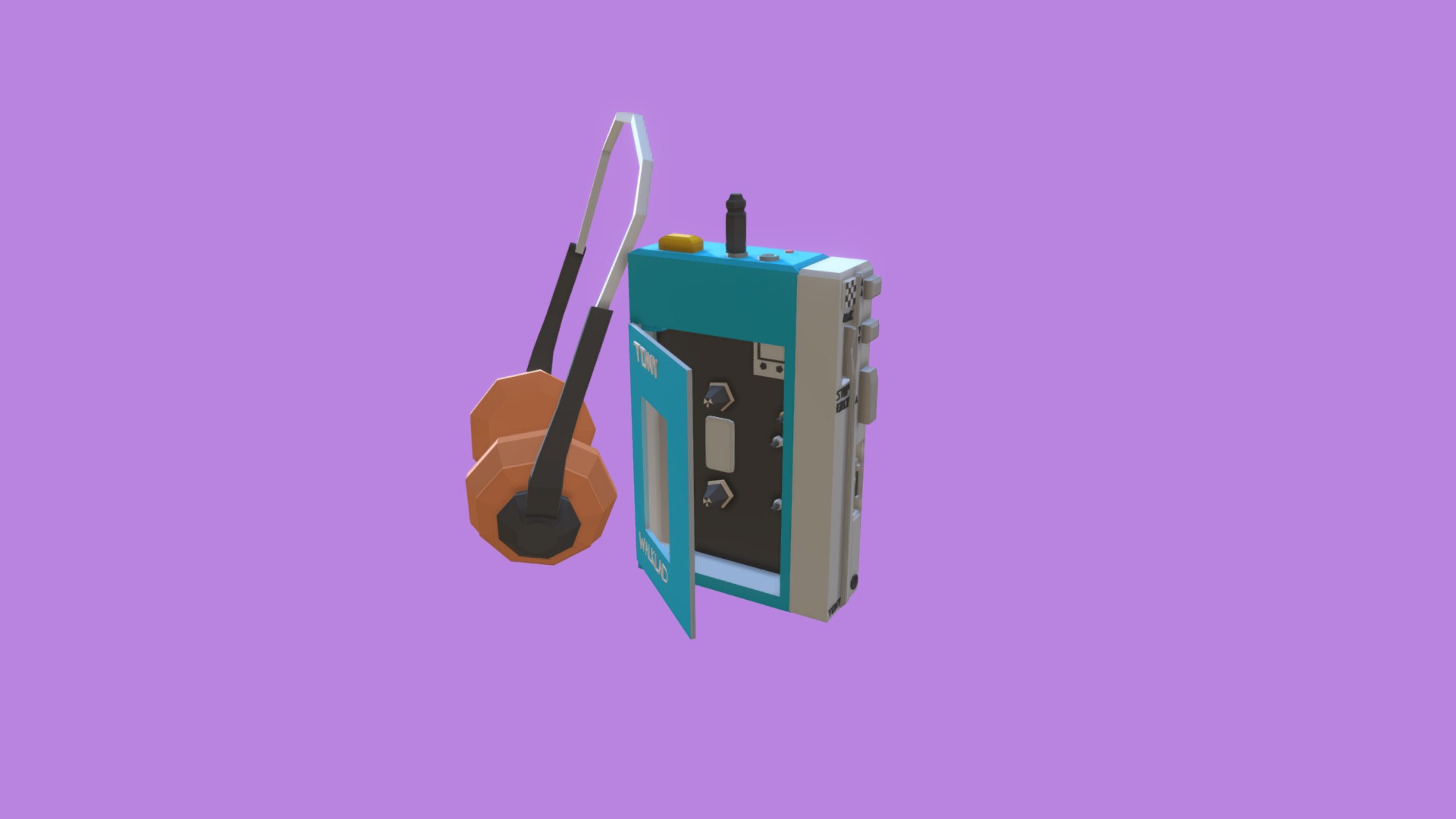 Walkman - Low Poly - 3D model by Jakers_H (@shakey_jake) [52c8cc8 ...