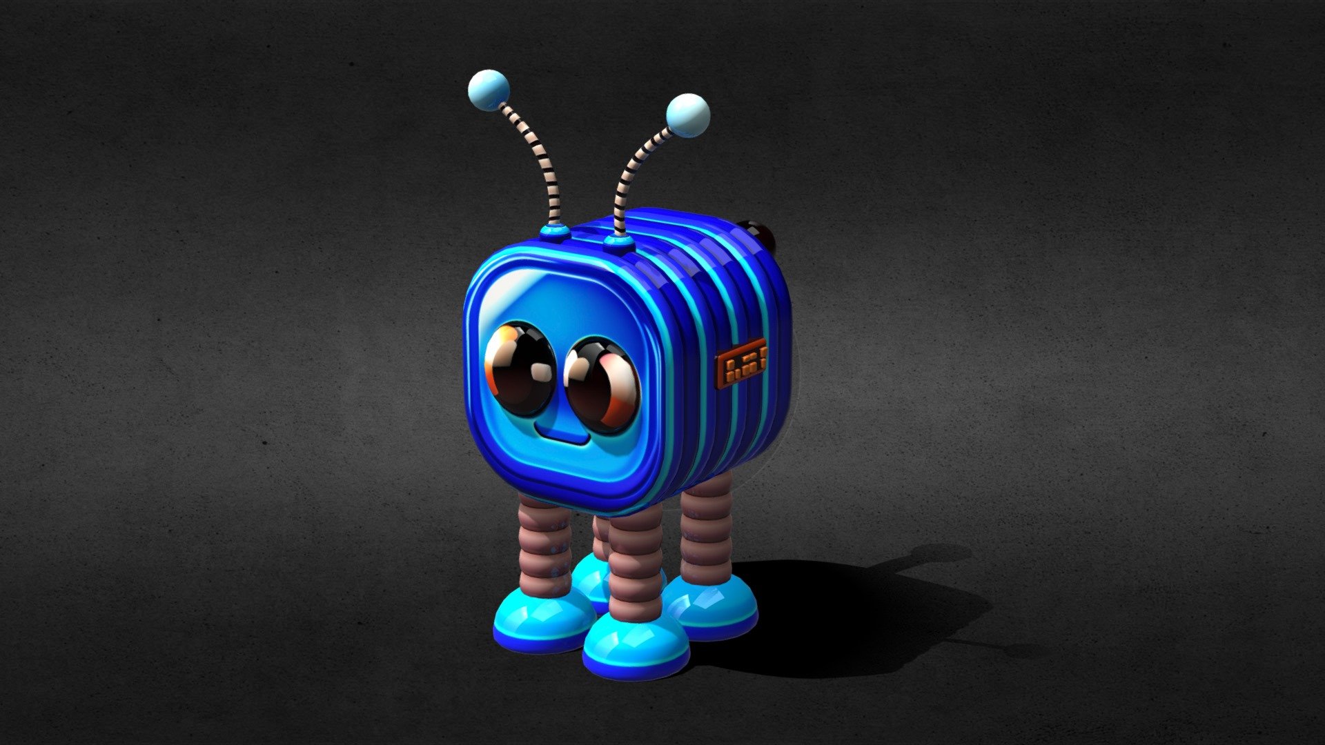 Cubette the cube robot - Buy Royalty Free 3D model by endike [52c94ae ...
