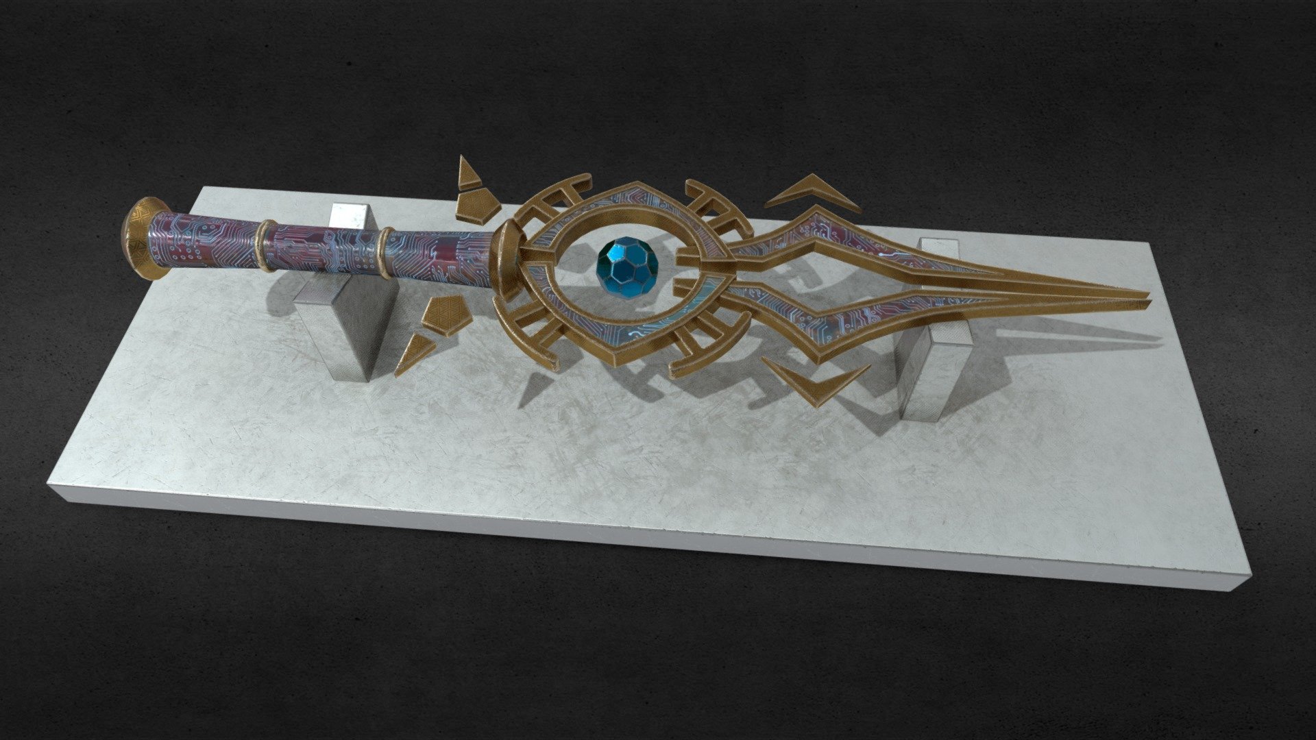AncientArtifact-HiPory-4K-MaterialTest - 3D model by chiwei ...