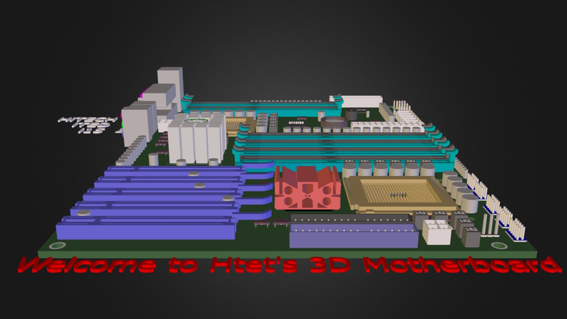 My Motherboard - 3D model by Htet Naing Aung (@htetnaingaung) [52ca8c7 ...