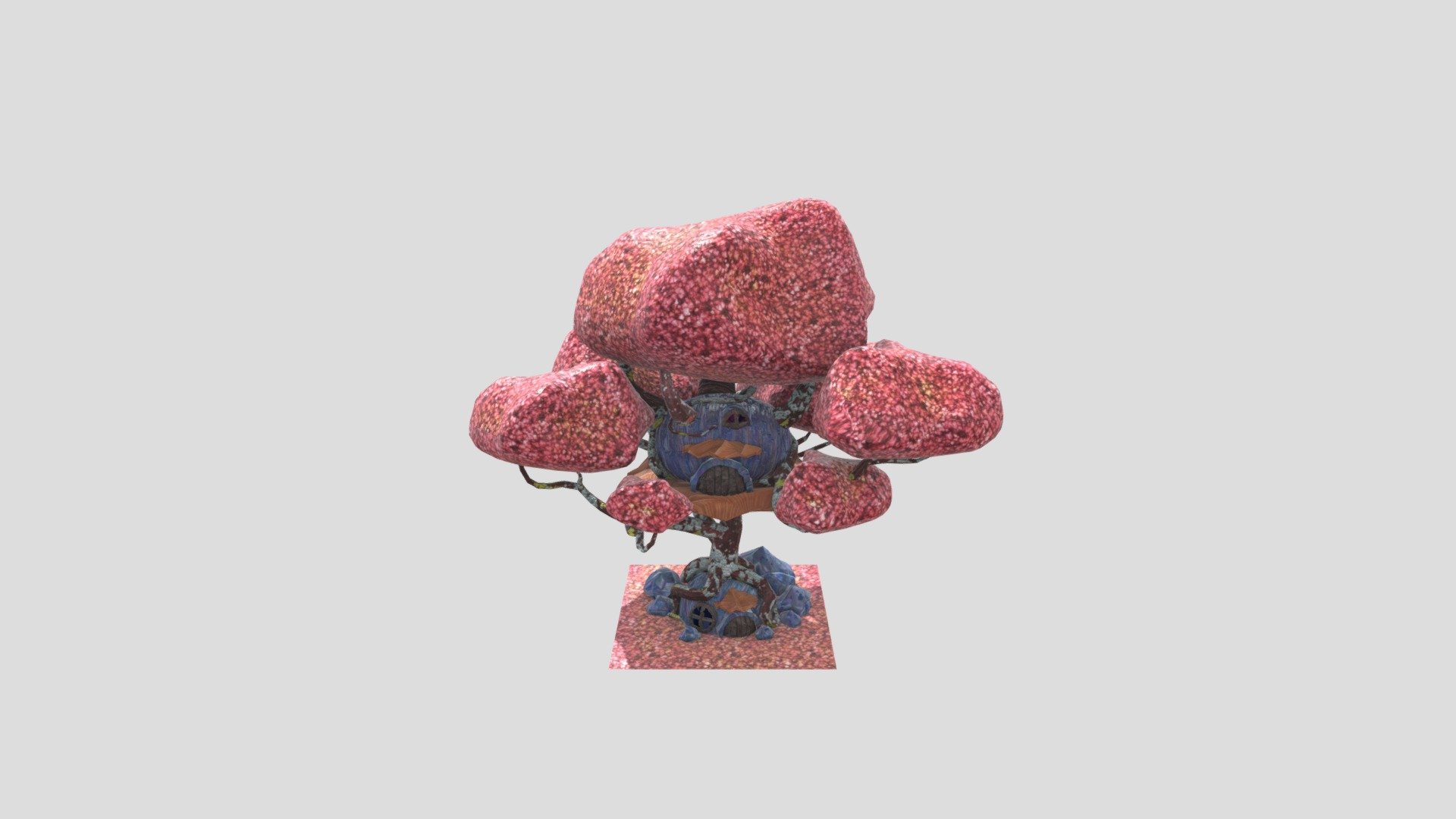 Crystal Tree House - 3D model by Astartay [52cc18f] - Sketchfab