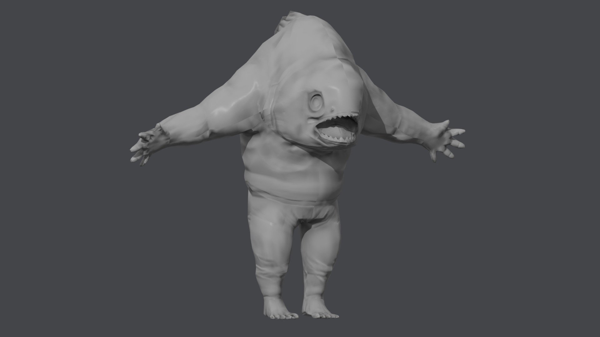 Fishman (Low Res) - 3D model by hdesauts [52cc89a] - Sketchfab