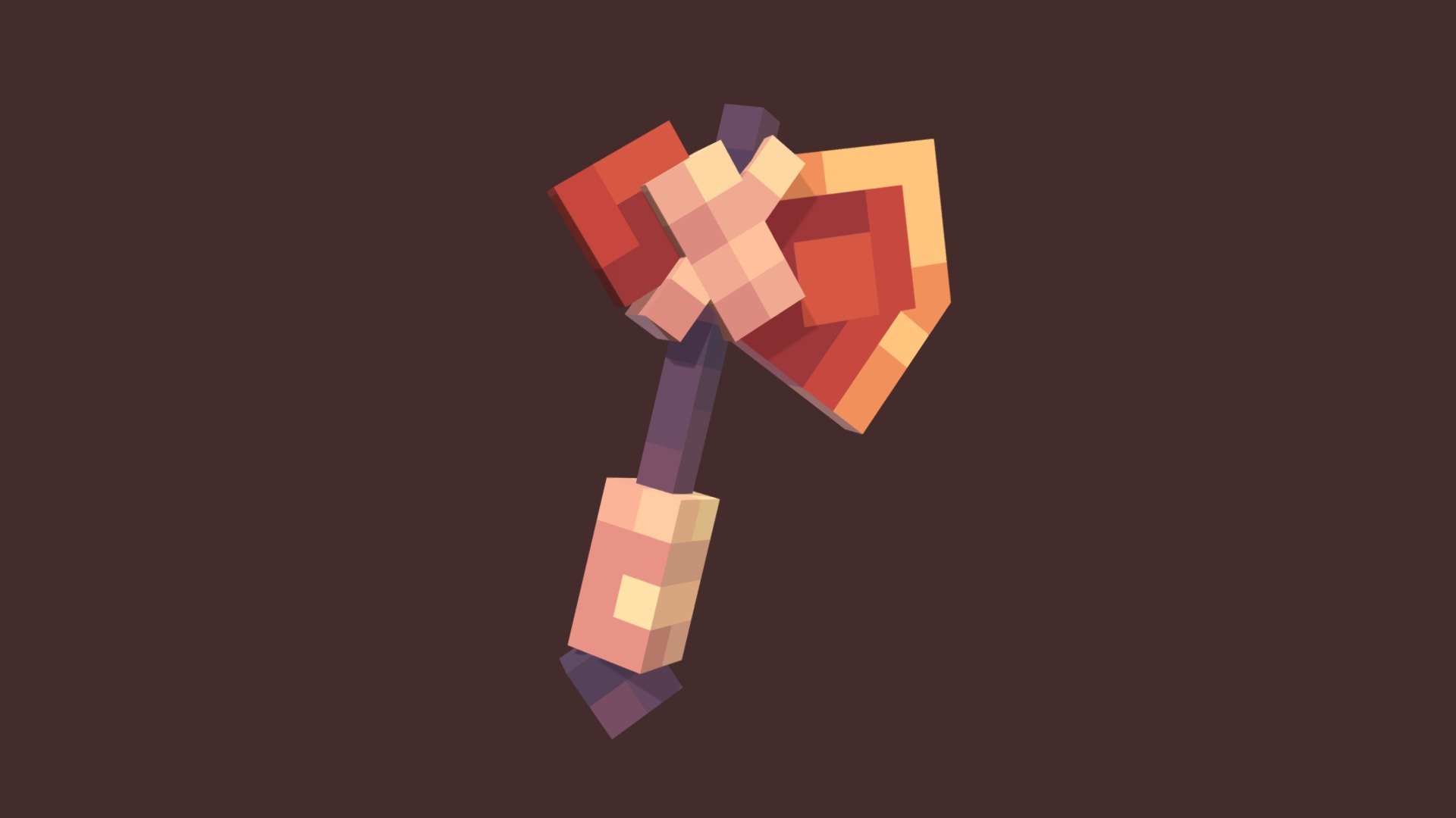 Copper Axe - Download Free 3D model by 晴路卡 (@l0y) [52cd1eb] - Sketchfab