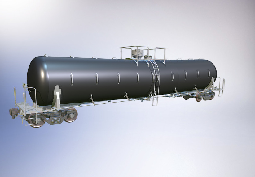 DOT117J-25500 Tank Car - 3D model by springerstudios [52cd360] - Sketchfab
