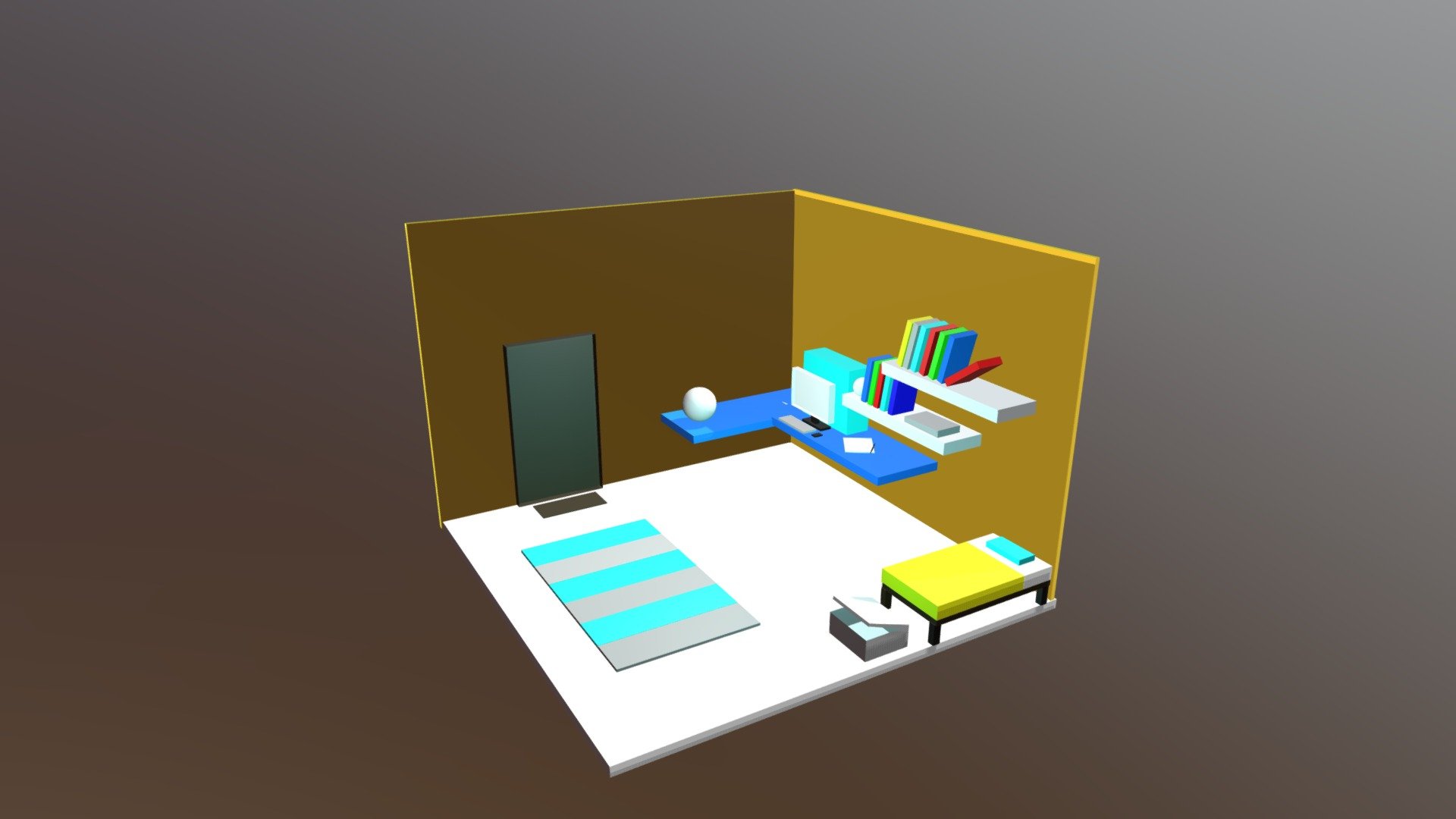 The Room With Plasma Shell Ghost (final) - Download Free 3D model by ...